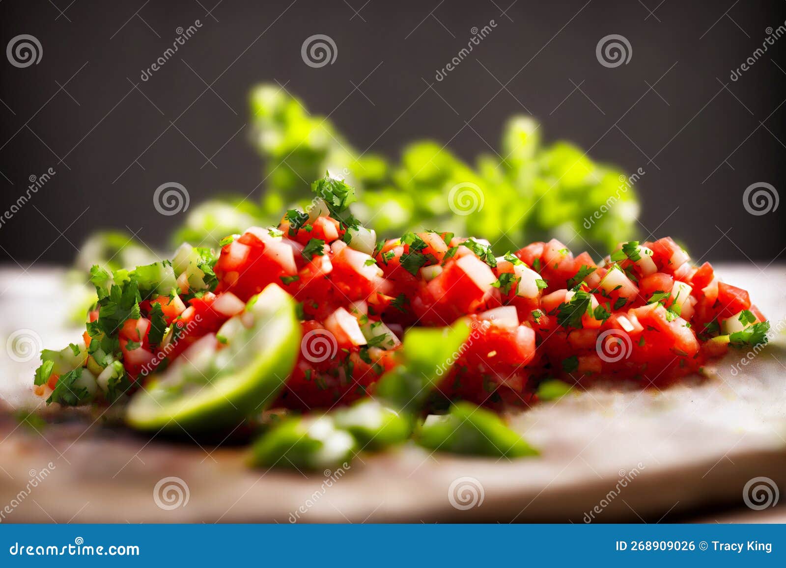 Getting Ready To Make Salsa at Home Stock Photo - Image of cilantro ...
