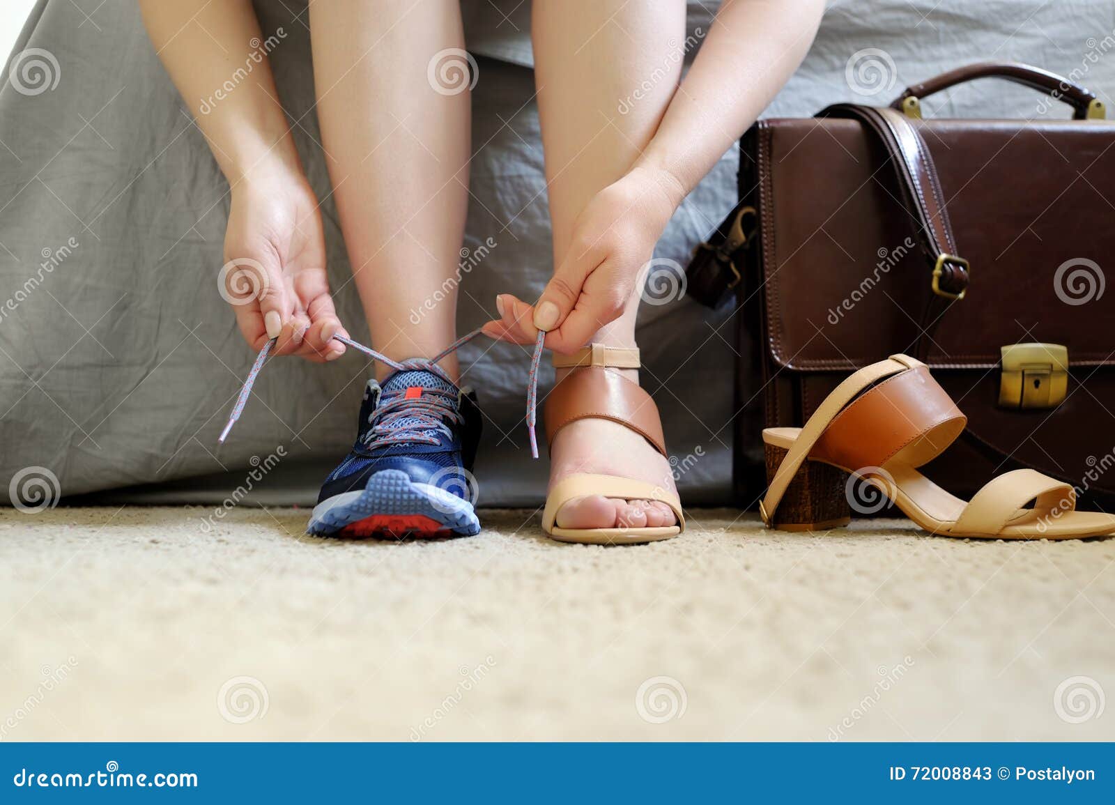 Getting Ready for Training. Stock Image - Image of copy, femininity ...