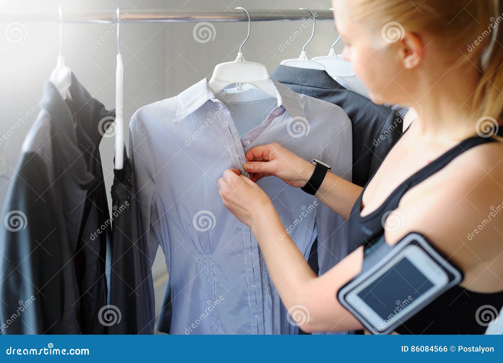 Getting Ready for Training. Stock Photo - Image of house, clothing ...