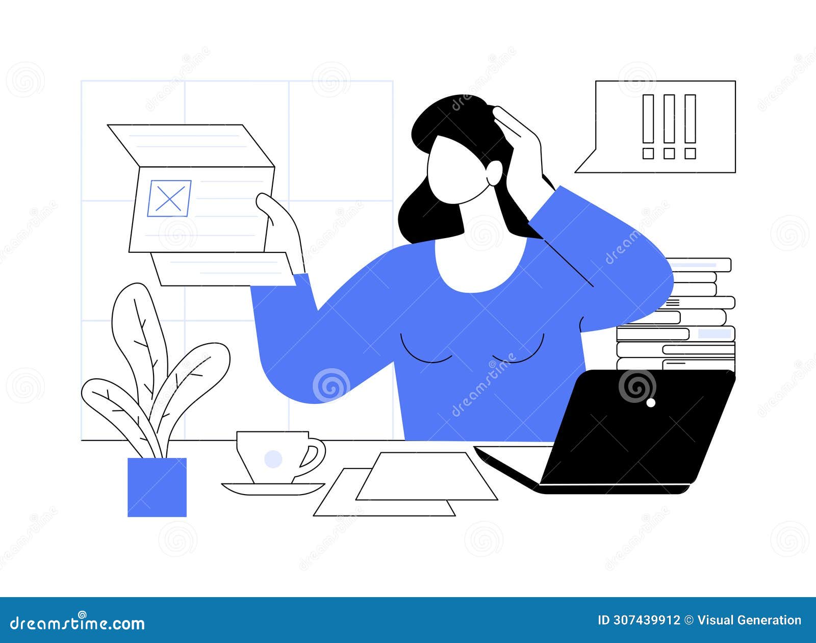Getting Rejection Letter Isolated Cartoon Vector Illustrations. Stock ... Getting Rejection Letter Isolated Cartoon Vector Illustrations. Stock ...