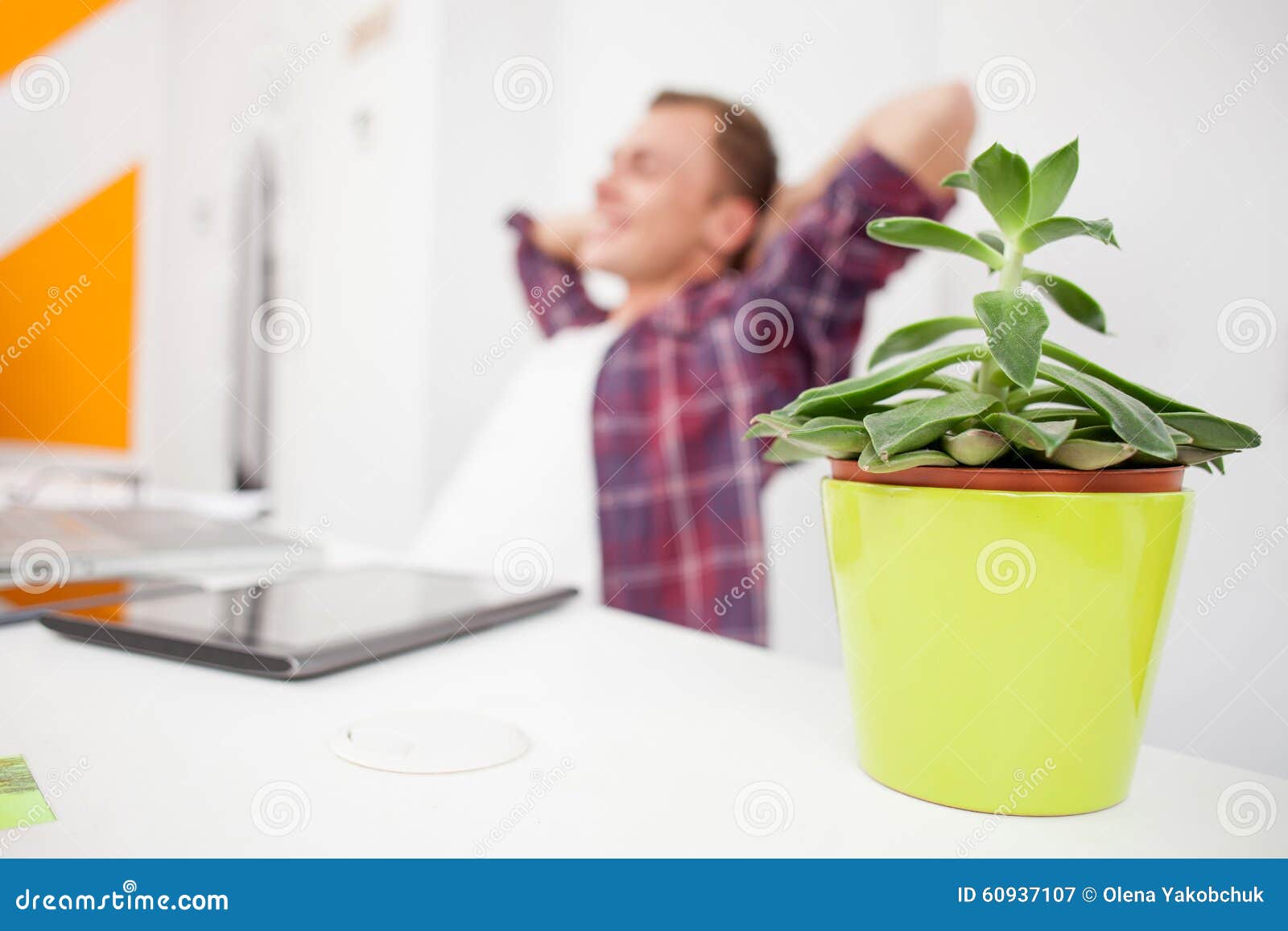 Getting Some Rest after Hard Working Process Stock Image - Image of ...