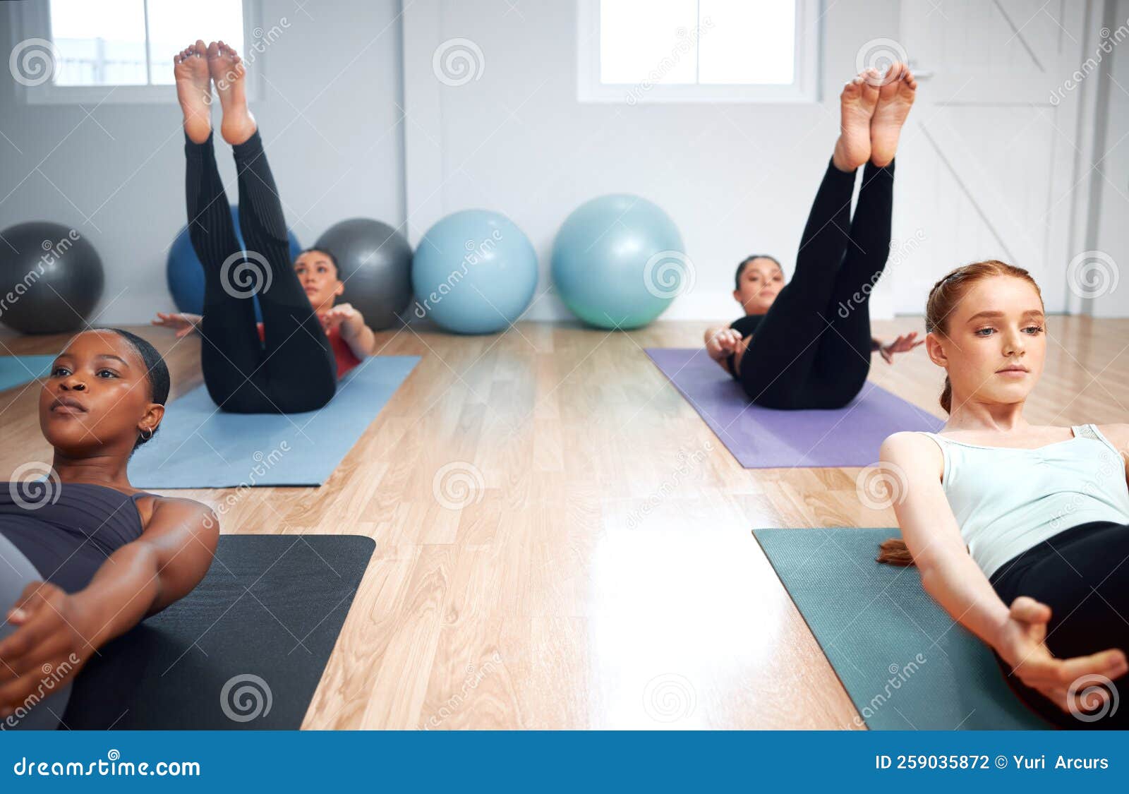 Getting Stronger One Class at a Time. a Group of Students Performing ...