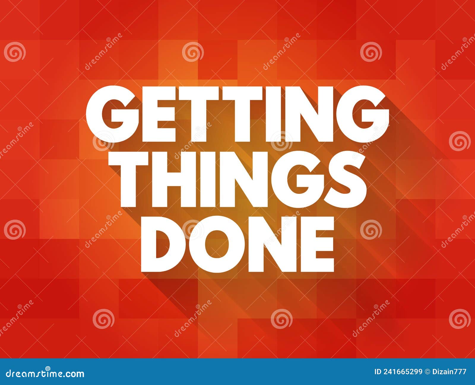 Getting Things Done, Completed Tasks Or Business Accomplishment ...