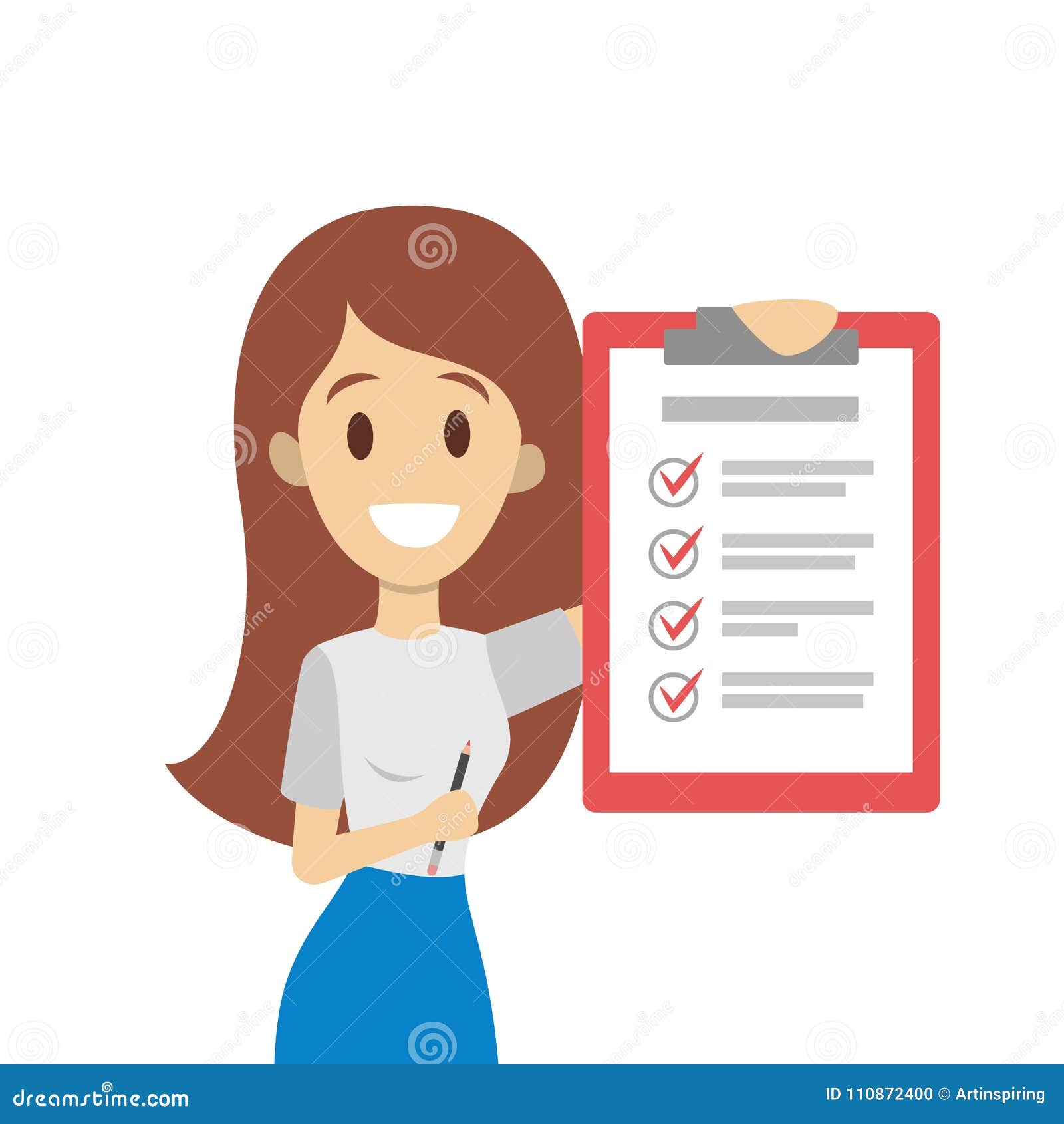 Getting things done. stock vector. Illustration of character - 110872400