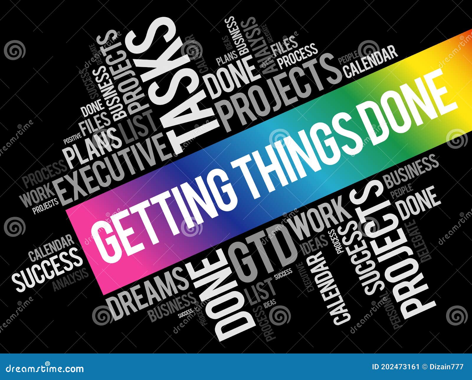 Getting Things Done, Completed Tasks Or Business Accomplishment ...