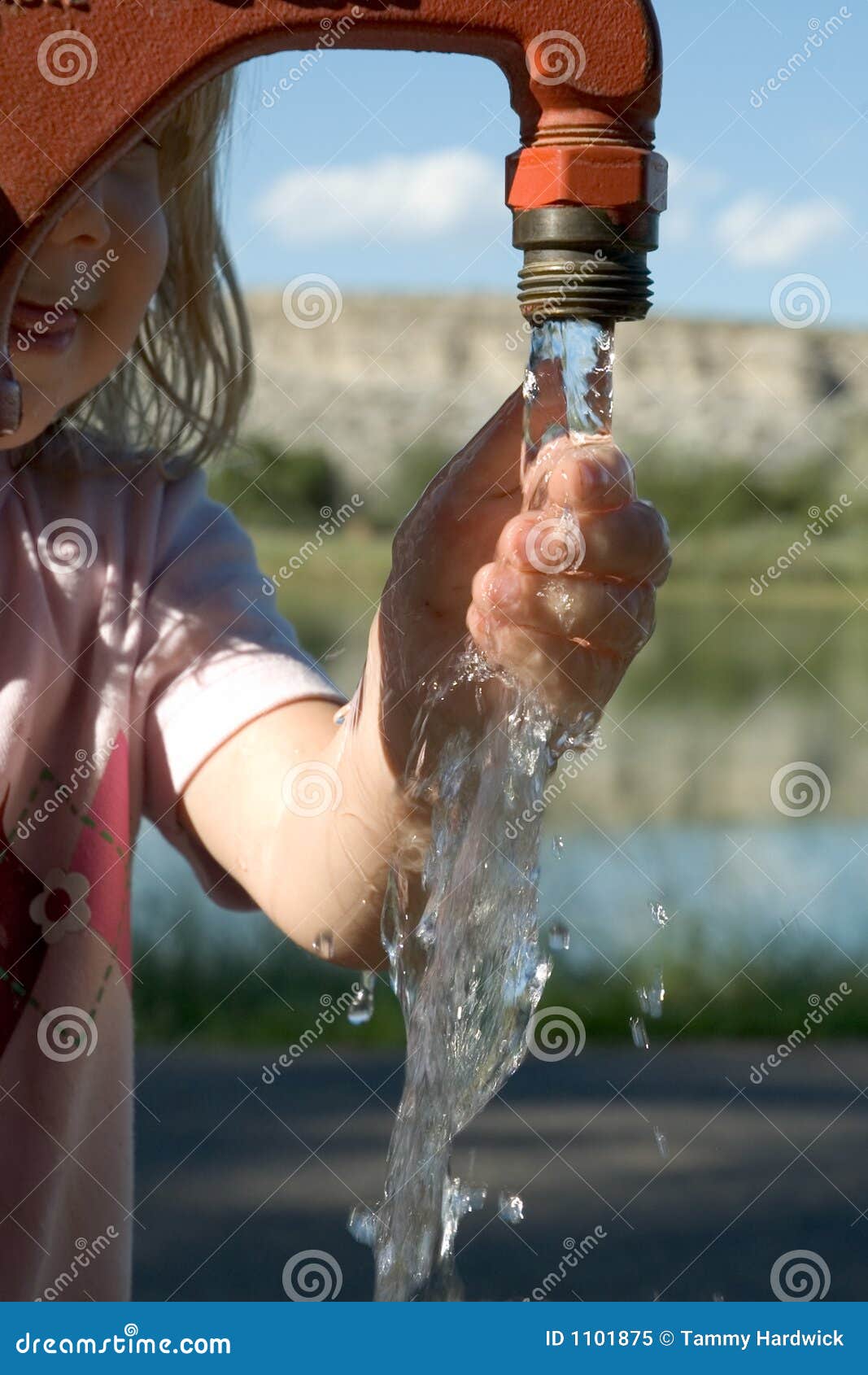 Getting wet stock image. Image of water, chilly, clean - 1101875