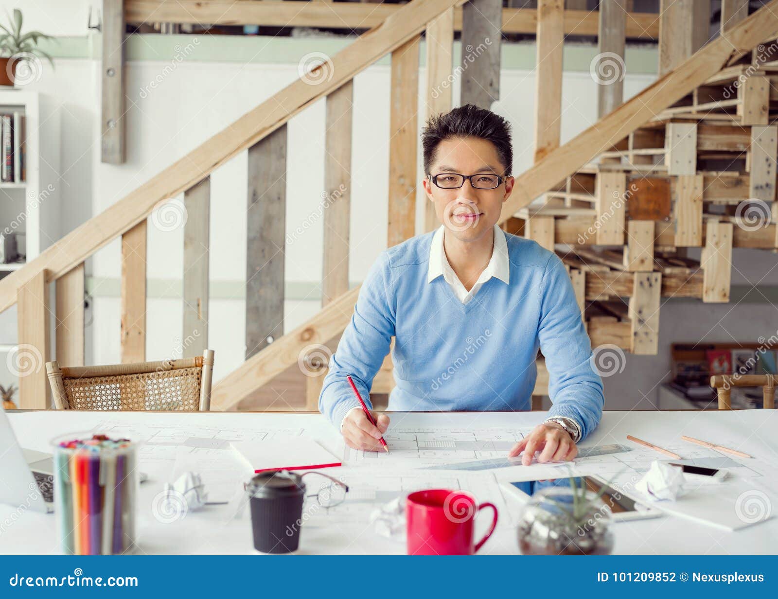 Getting Your House Plan Ready Stock Photo - Image of document, plan ...