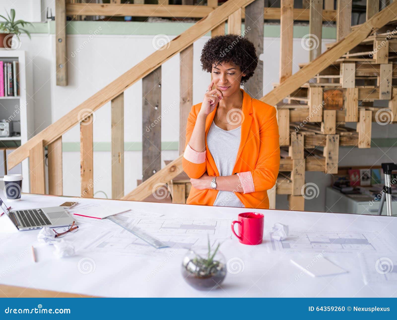 Getting Your House Plan Ready Stock Photo - Image of expert, engineer ...