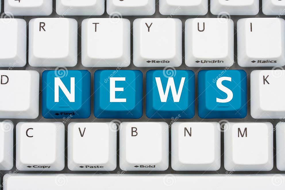 Getting Your News on the Internet Stock Photo - Image of events ...