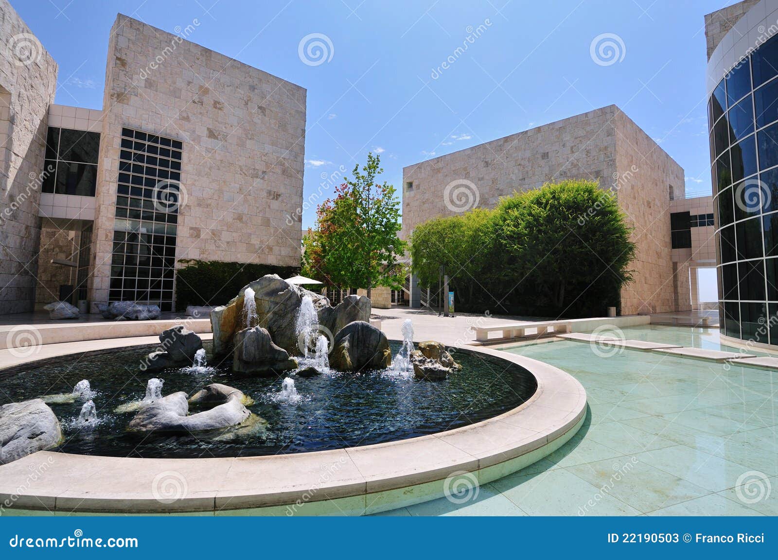 The Getty Center in Los Angeles, Calif Editorial Stock Photo - Image of ...