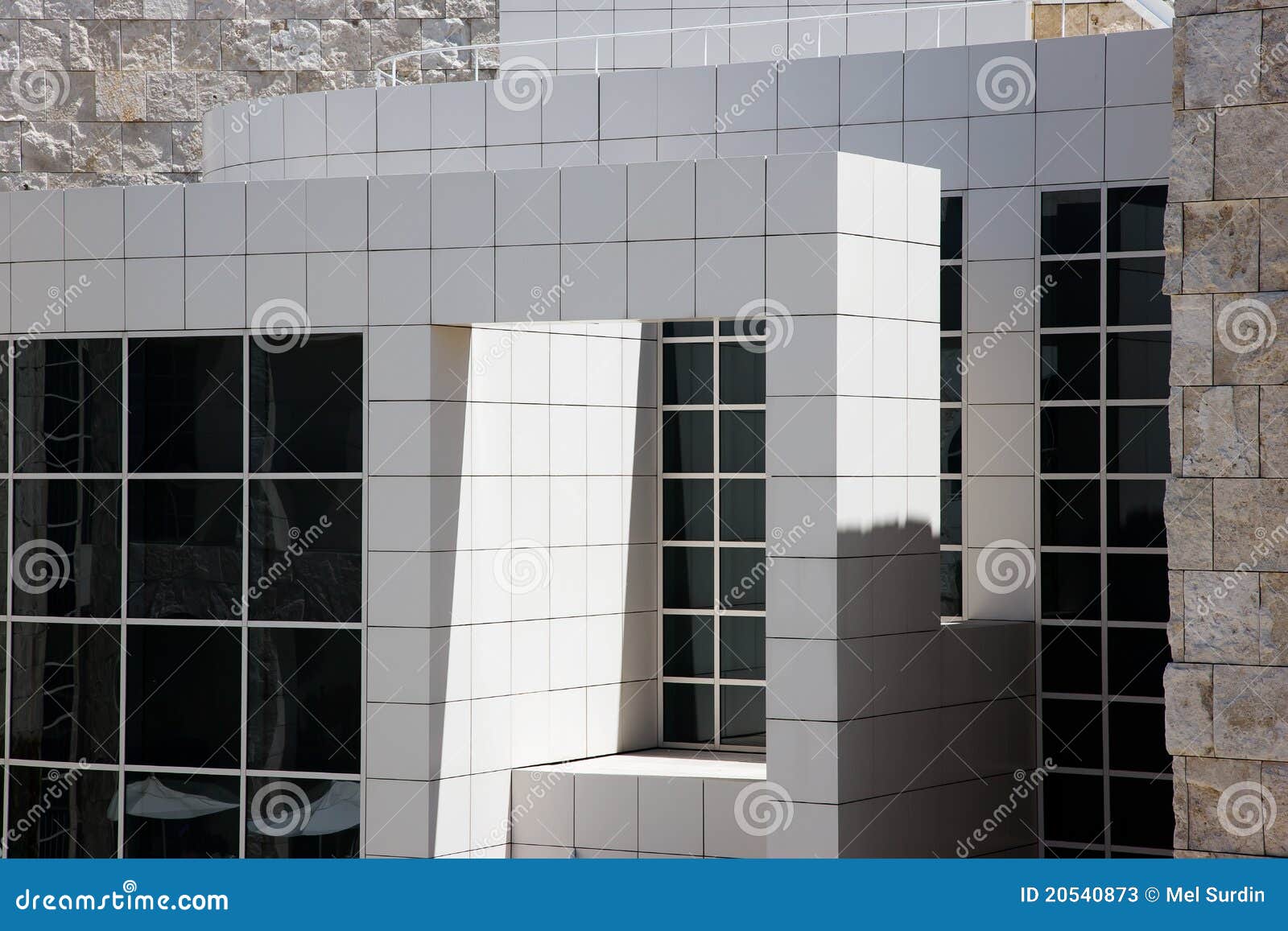 Getty Museum, Surface Textures Editorial Stock Photo - Image of steel ...
