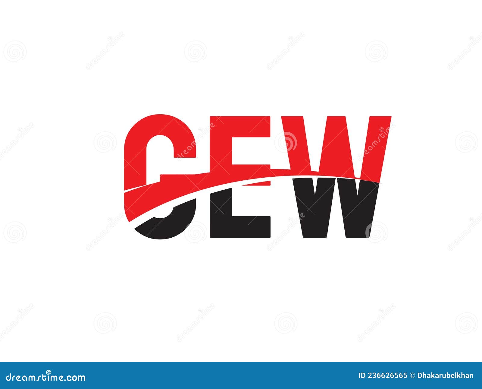 GEW Letter Initial Logo Design Vector Illustration Stock Vector ...