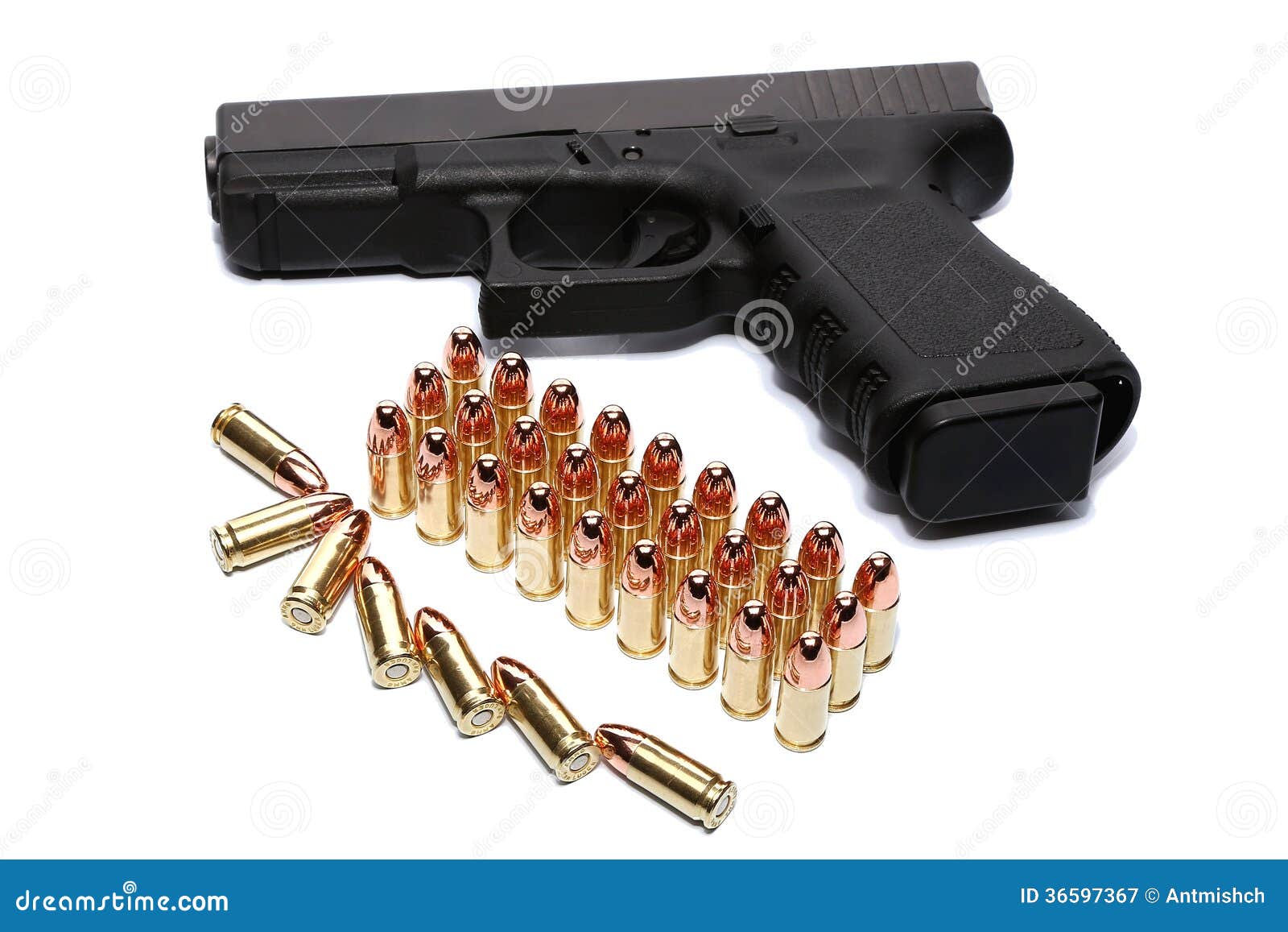 Gewehr und Munition stockbild. Bild von gewehr, waffe - 36597367