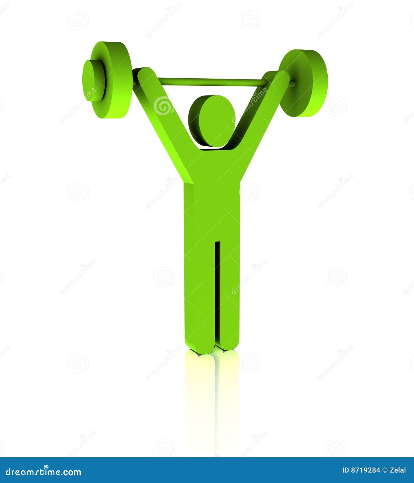 Gewicht-Praxis-Symbol stock abbildung. Illustration von eignung - 8719284