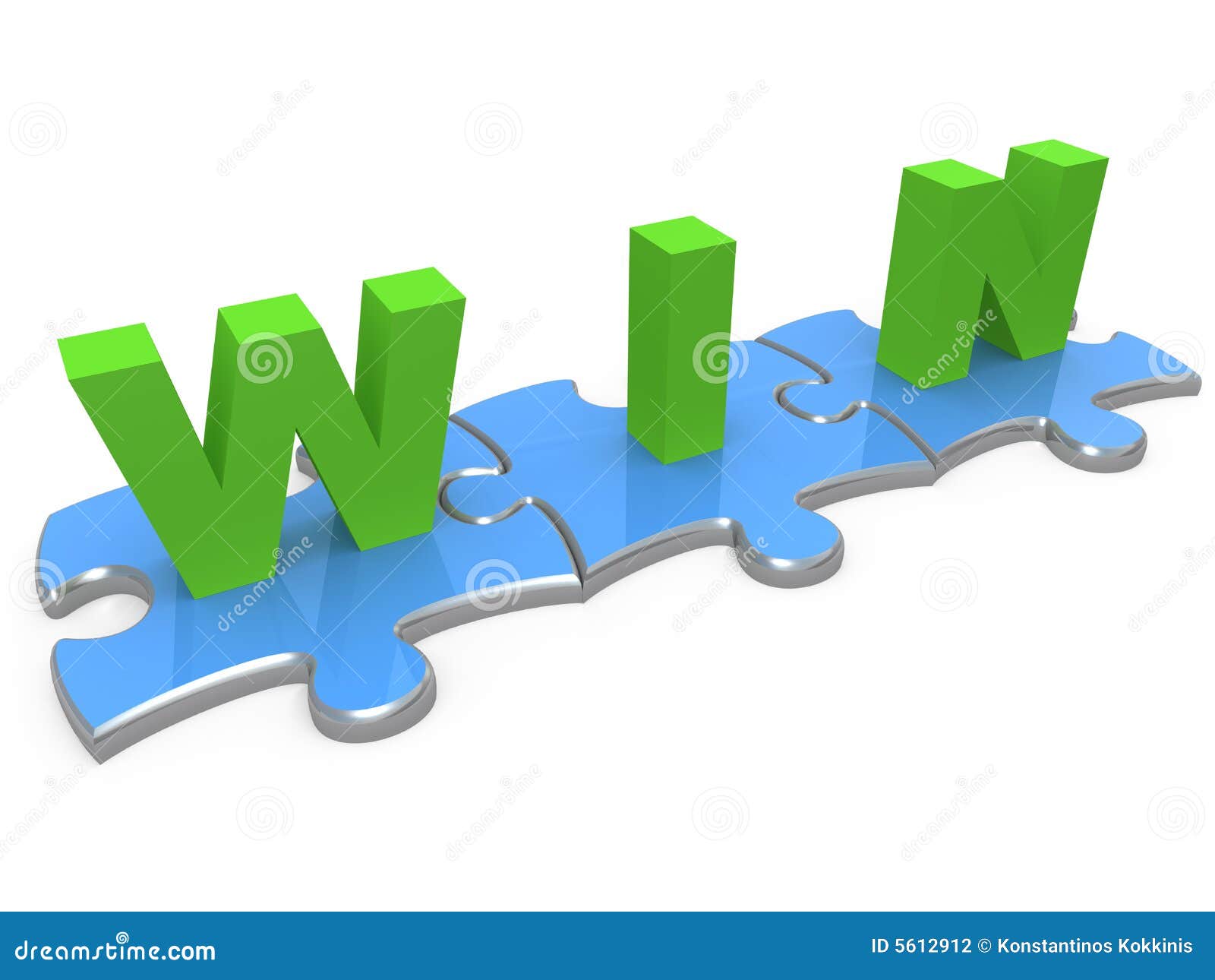 Gewinn stock abbildung. Illustration von puzzlespiel, abbildung - 5612912