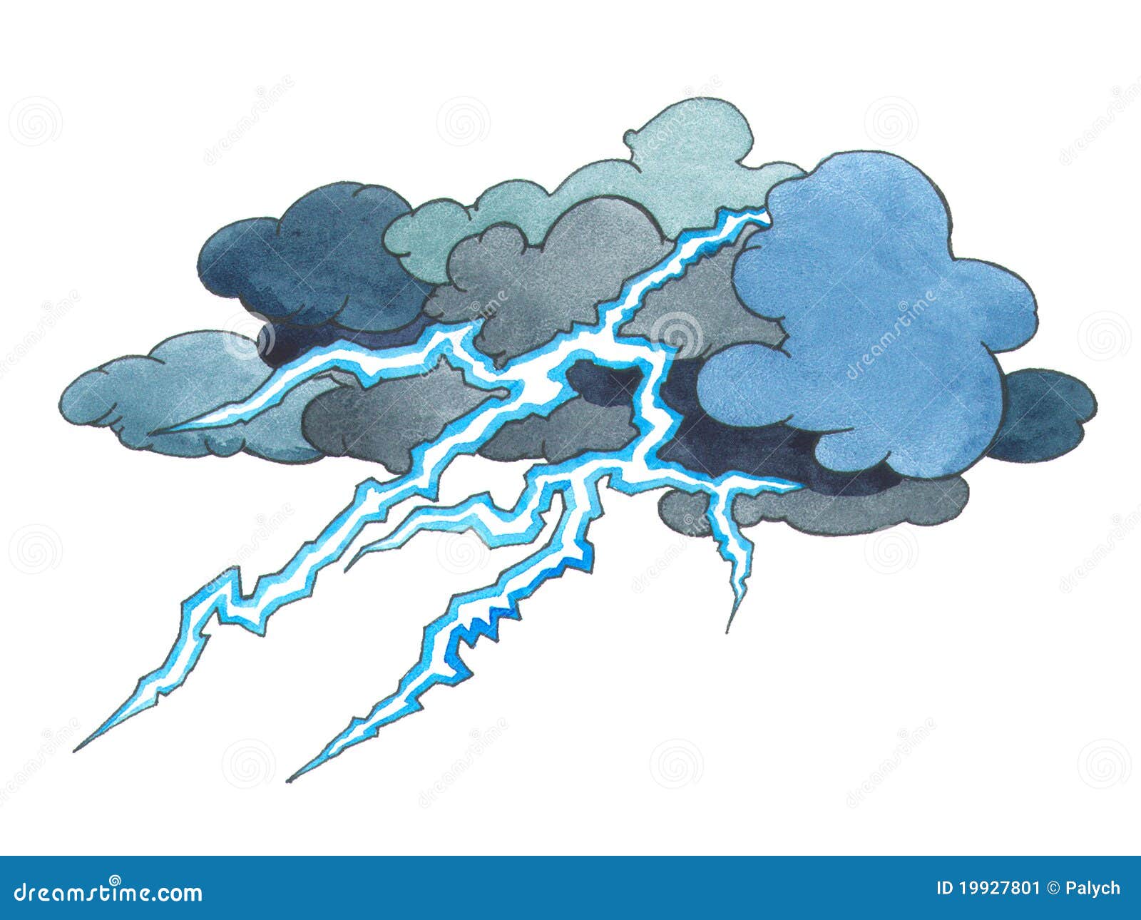 Gewitter stock abbildung. Illustration von kapazität - 19927801