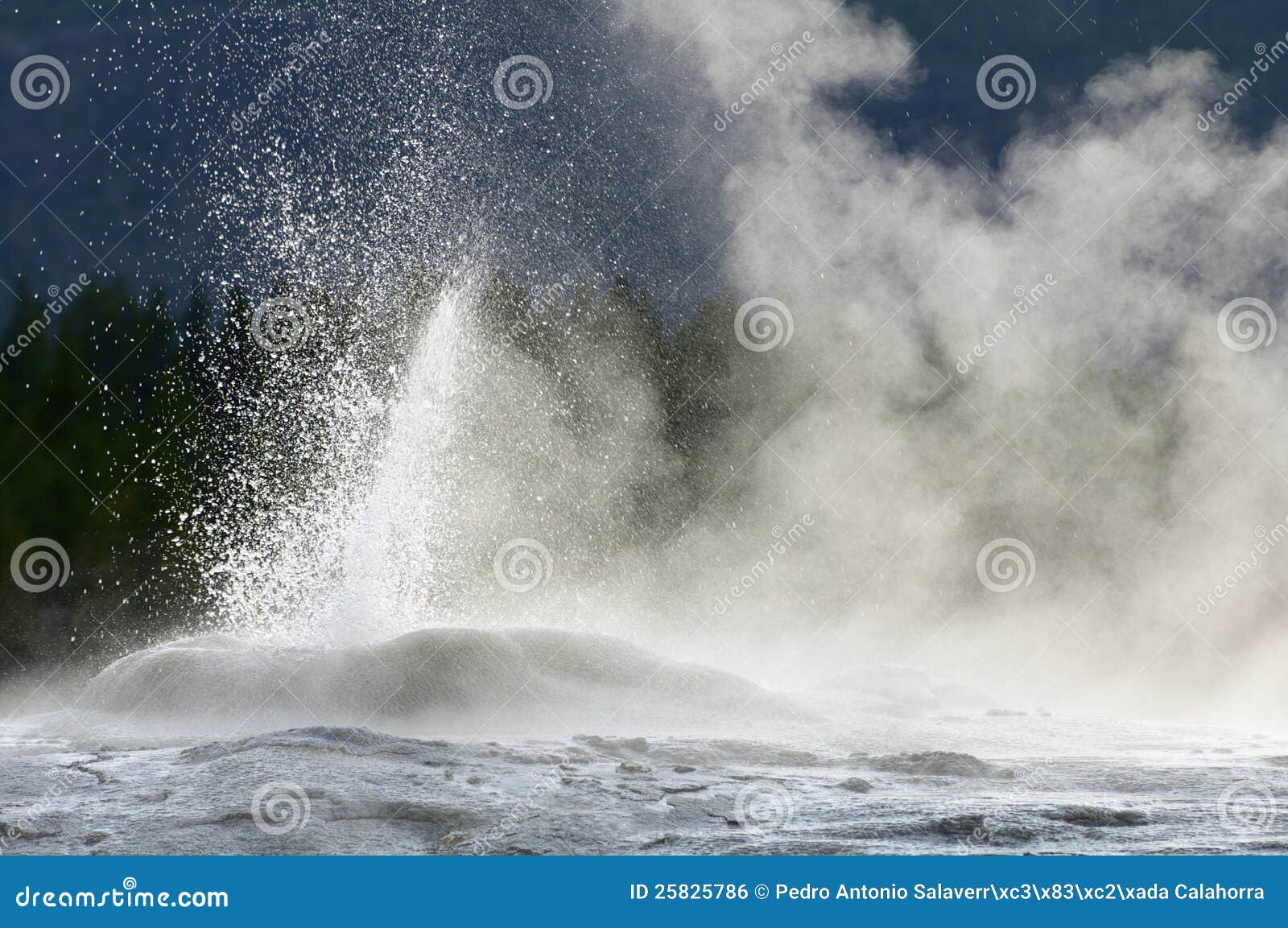 Geyser stock photo. Image of erupt, erupting, environment - 25825786