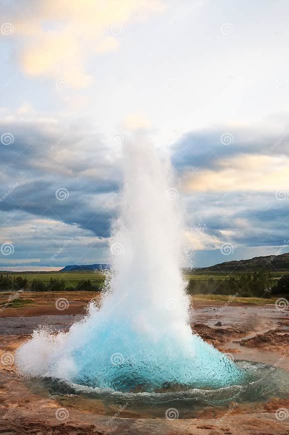 Geyser stock image. Image of region, explosion, geology - 26621191