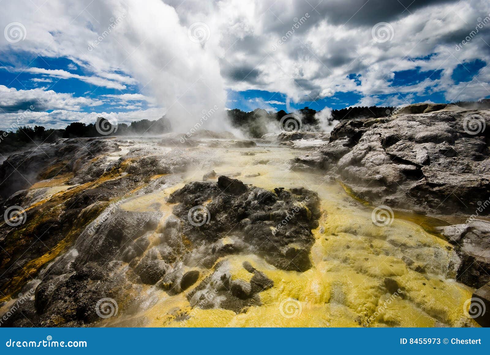Geyser stock image. Image of internal, volcanic, spout - 8455973