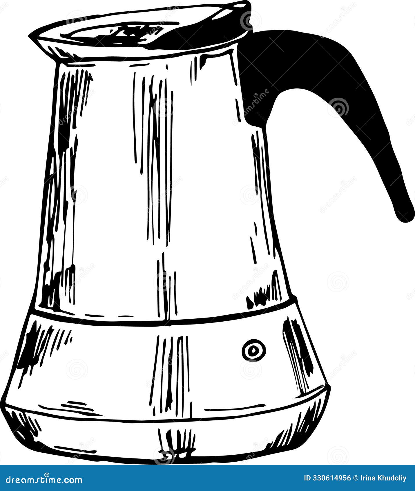 Geyser coffee maker stock vector. Illustration of beverage - 330614956