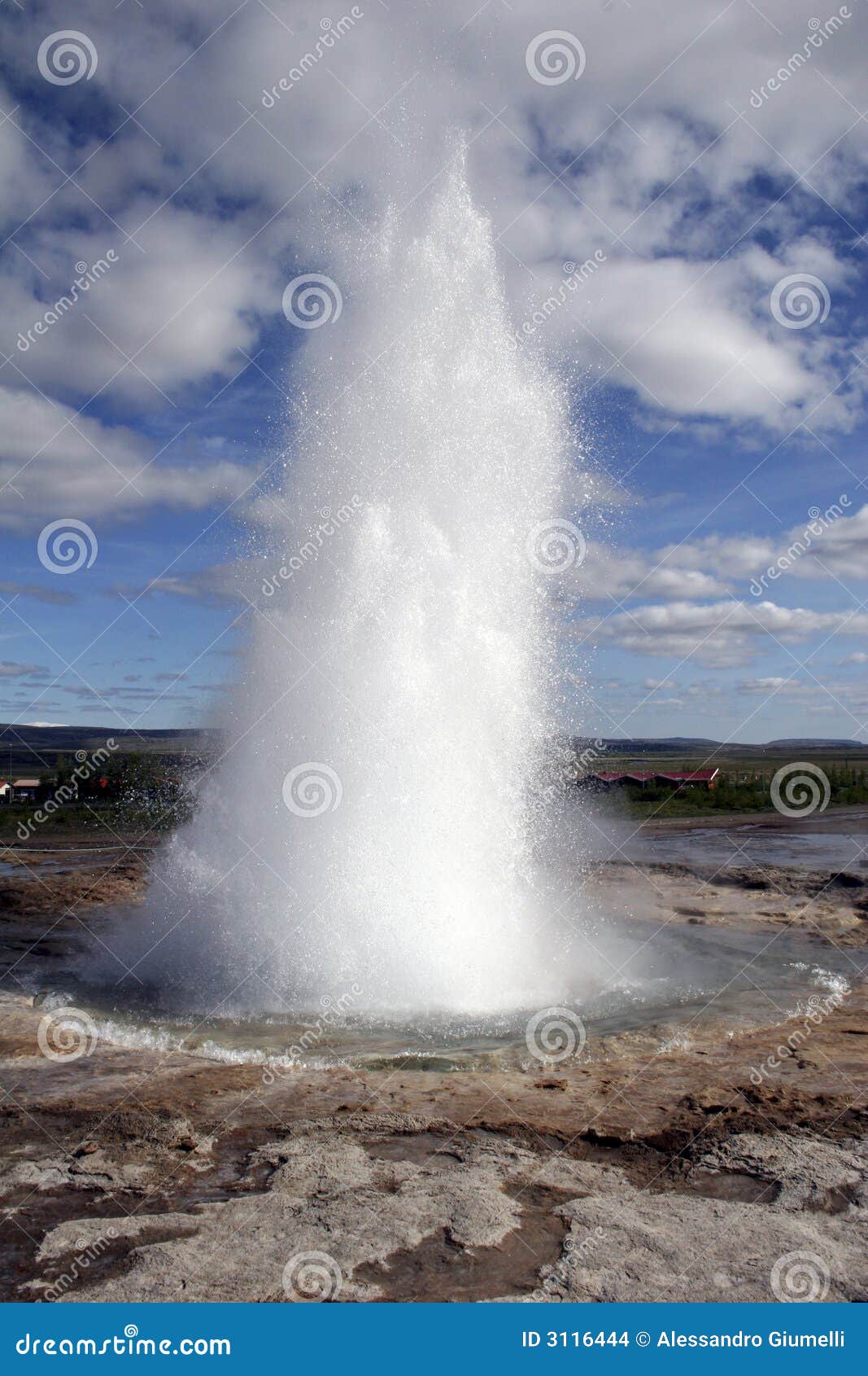 Geyser explosion stock photo. Image of tranquility, steam - 3116444
