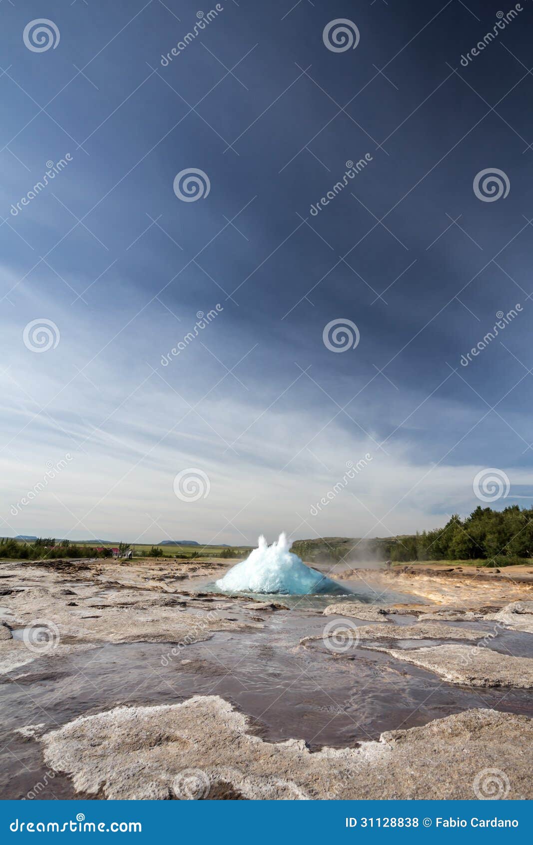 Geyser explosion stock photo. Image of nature, eruption - 31128838