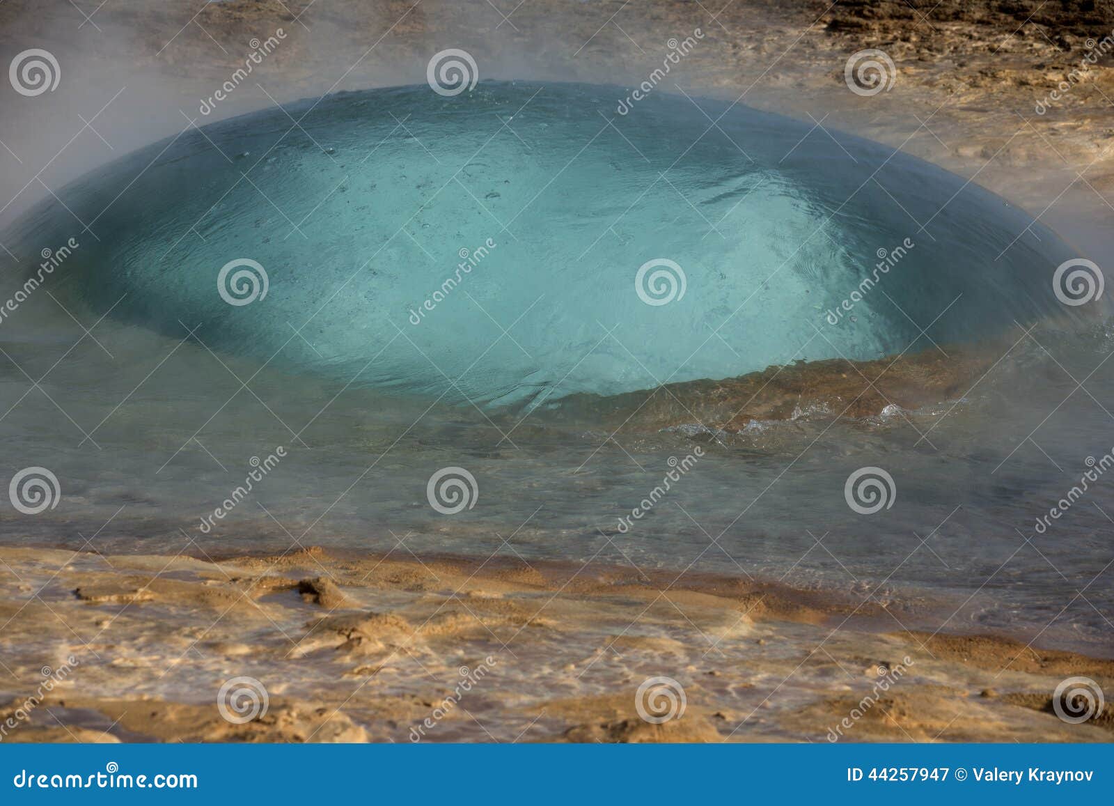 Geyser Hole stock image. Image of volcanic, erupting - 44257947