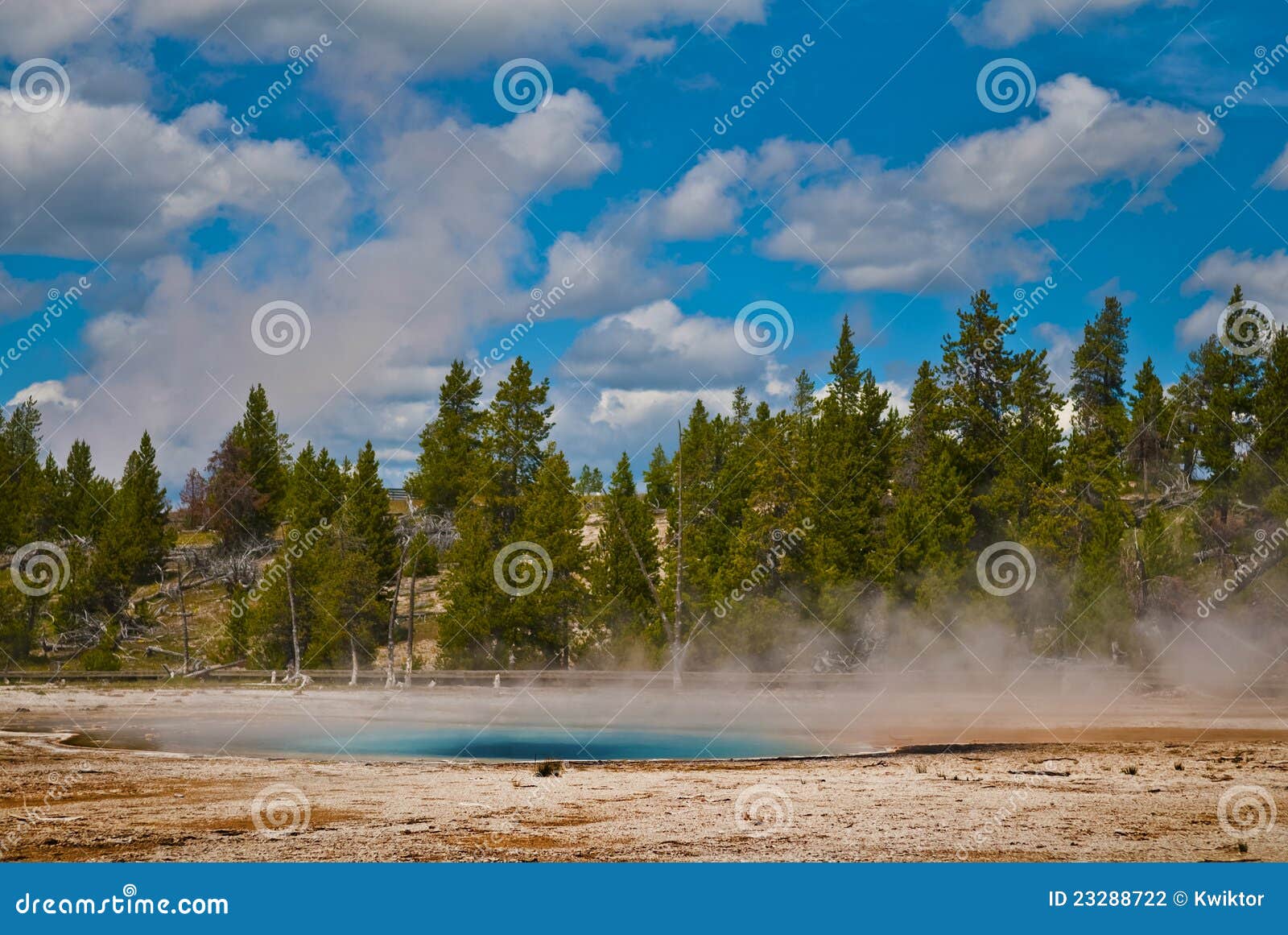 Geyser Landscape stock photo. Image of steam, geysir - 23288722