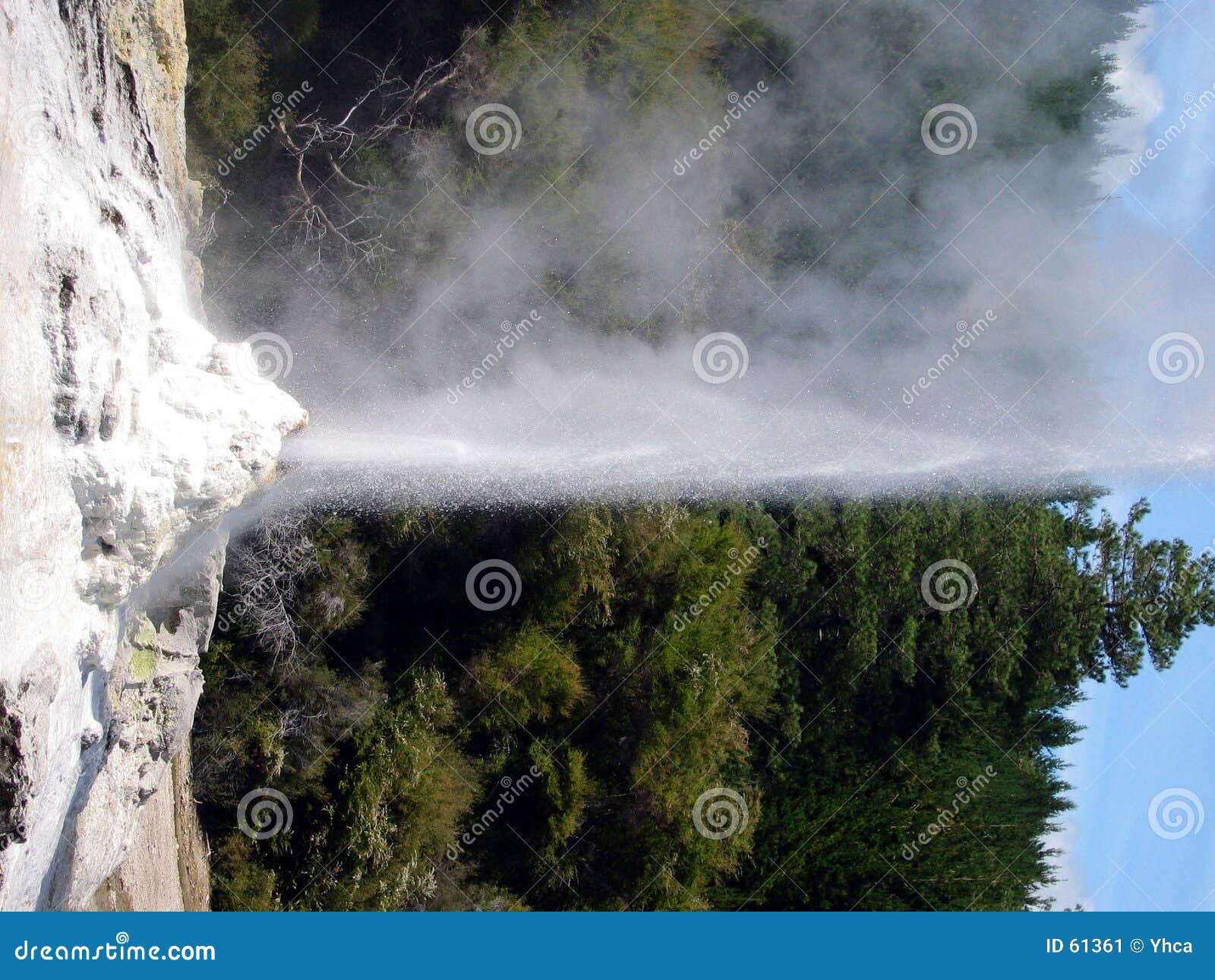 Geyser spouting stock image. Image of spurt, escaping, pressure - 61361
