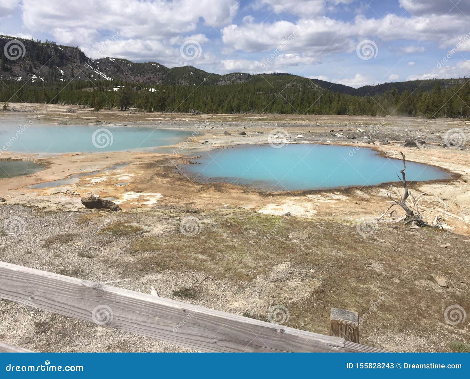 Geyser stock image. Image of extinct, yellowstone, inactive - 155828243