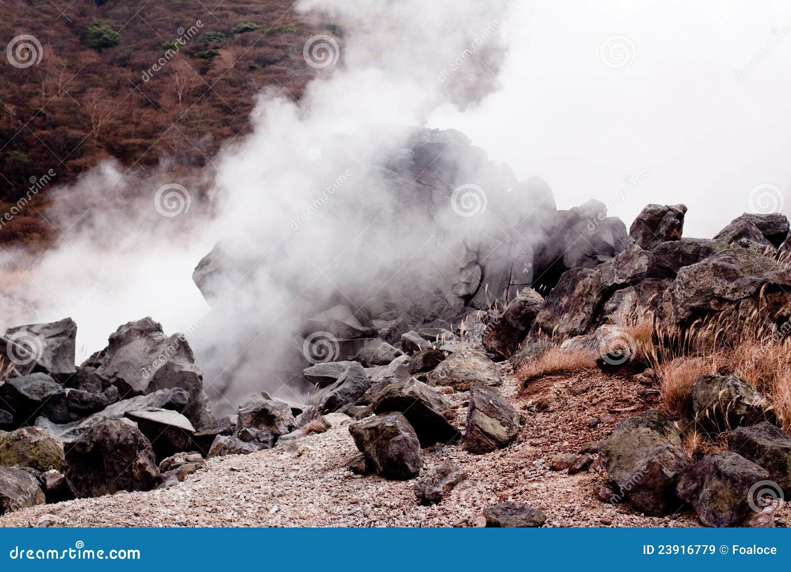 Geysers stock image. Image of curve, mist, japan, yellow - 23916779