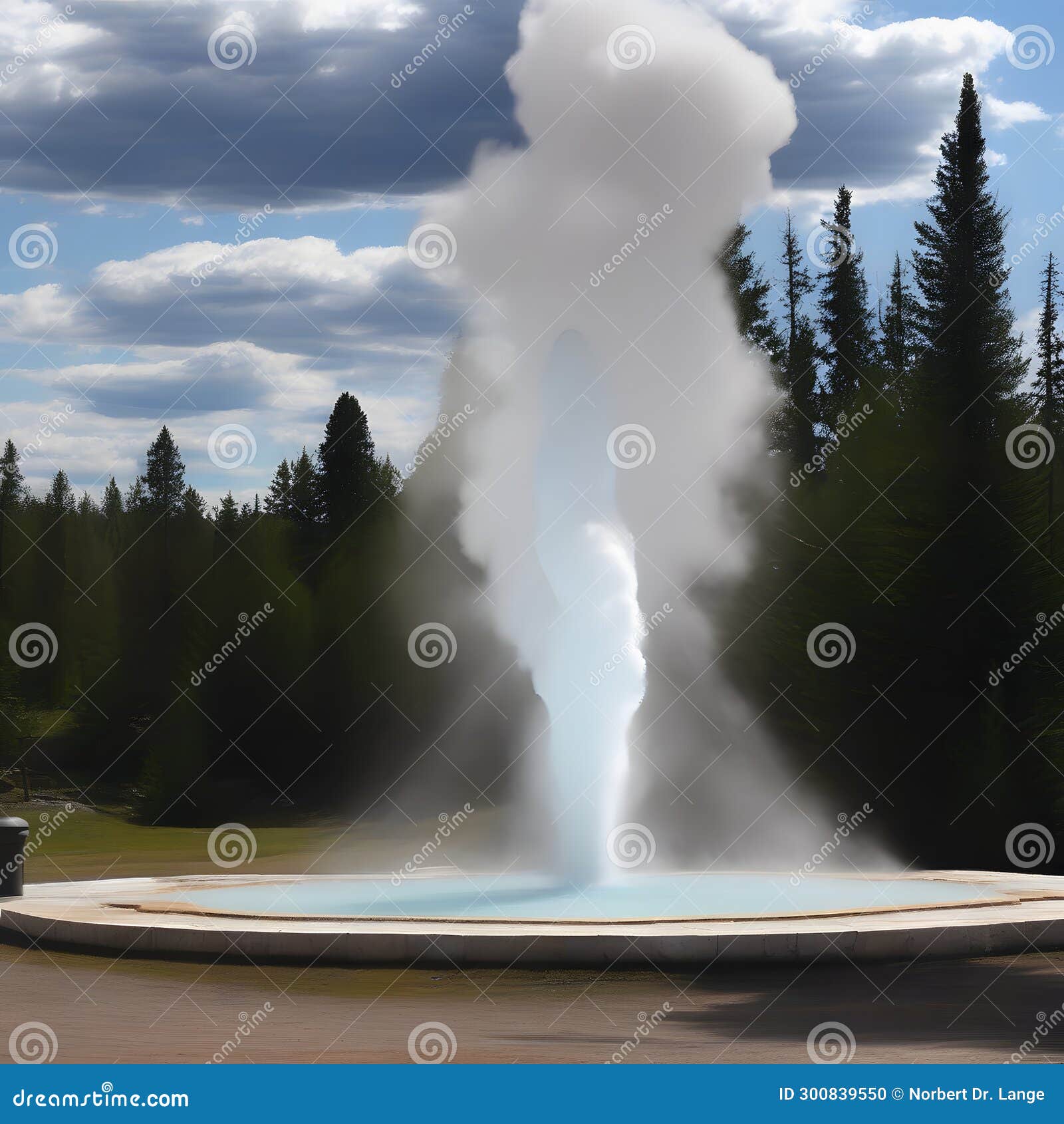 Geysers Explode, Ai-generatet Stock Illustration - Illustration of high ...