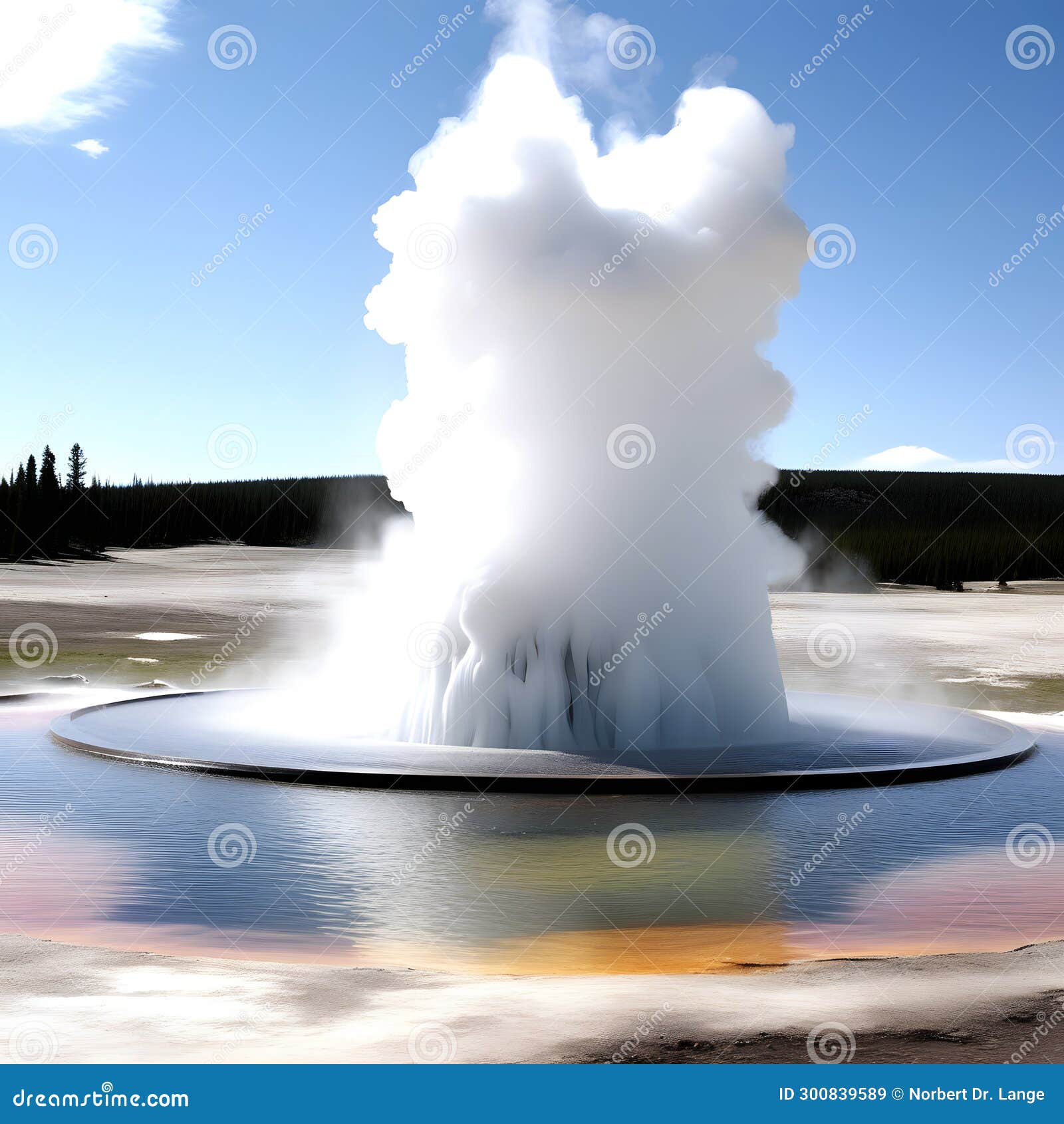 Geysers Explode, Ai-generatet Royalty-Free Stock Photography ...