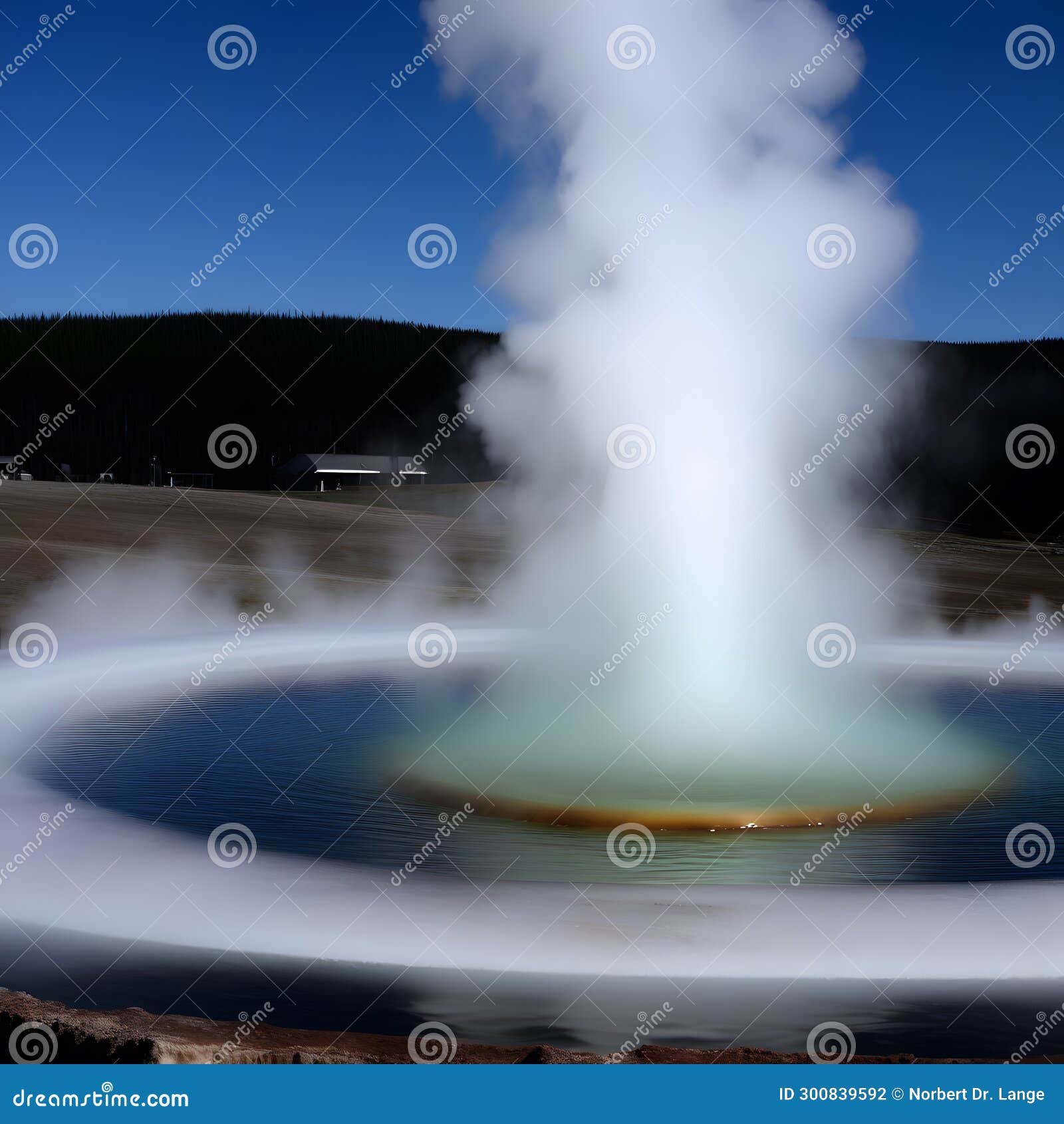 Geysers Explode, Ai-generatet Stock Illustration - Illustration of ...