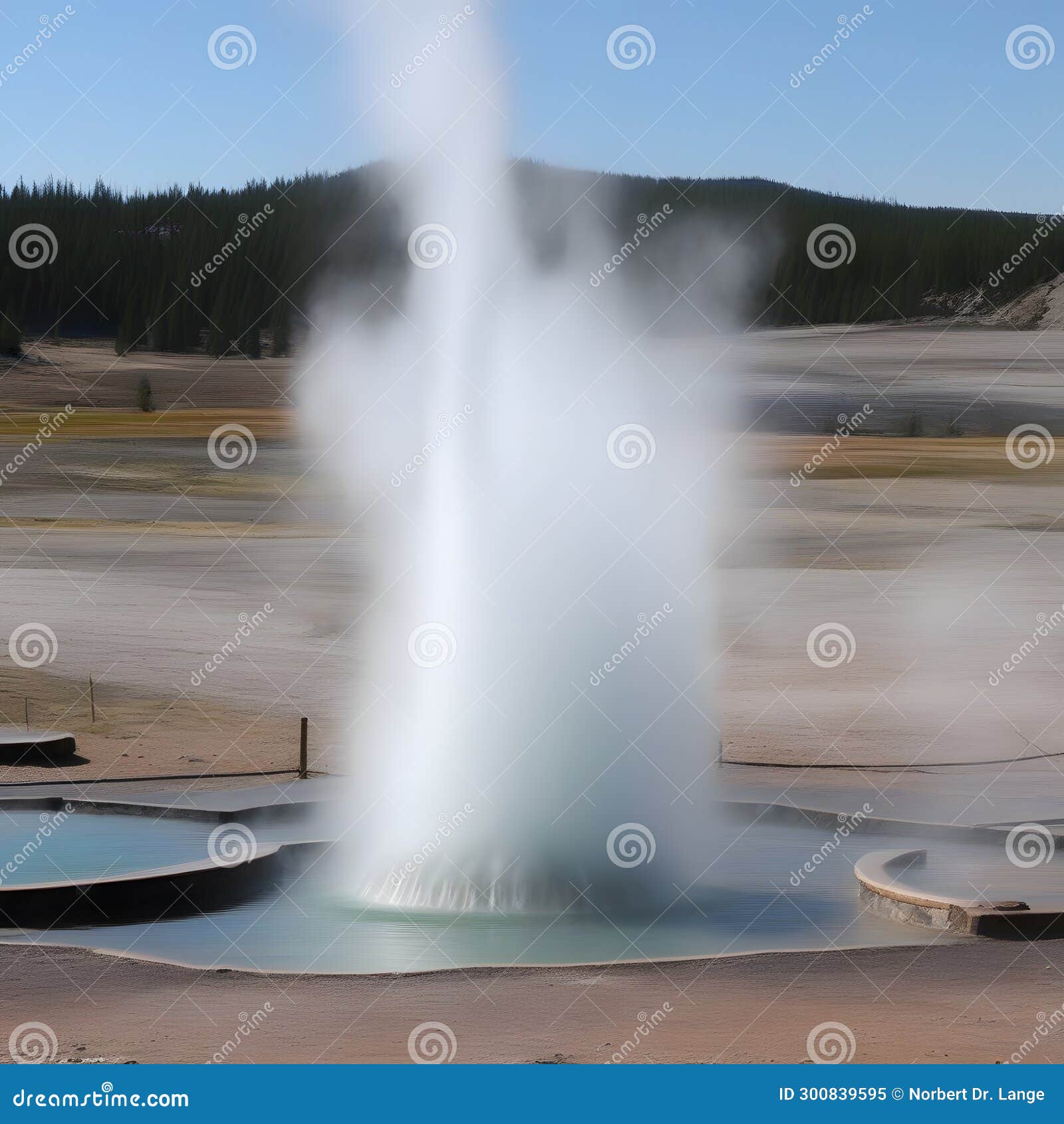 Geysers Explode, Ai-generatet Stock Illustration - Illustration of ...