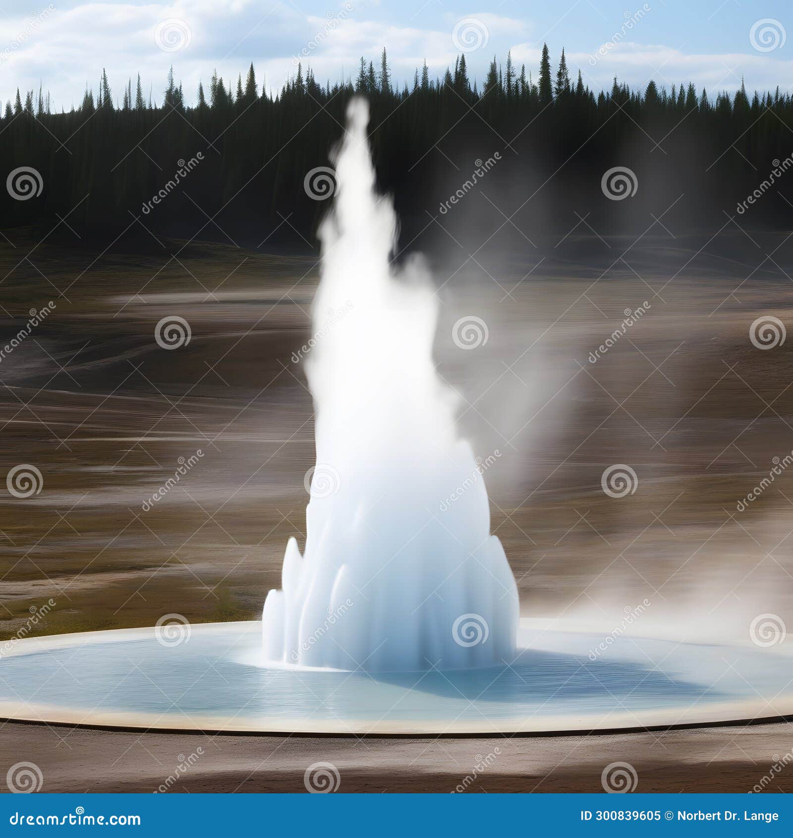 Geysers Explode, Ai-generatet Stock Illustration - Illustration of ...