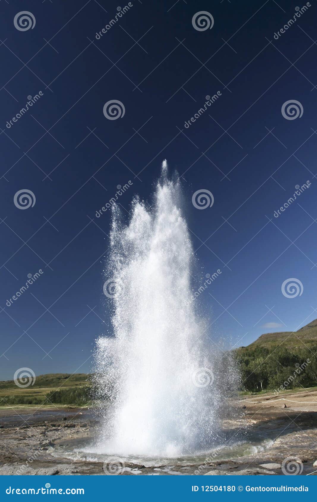 Geysir stock photo. Image of thermal, iceland, travelling - 12504180
