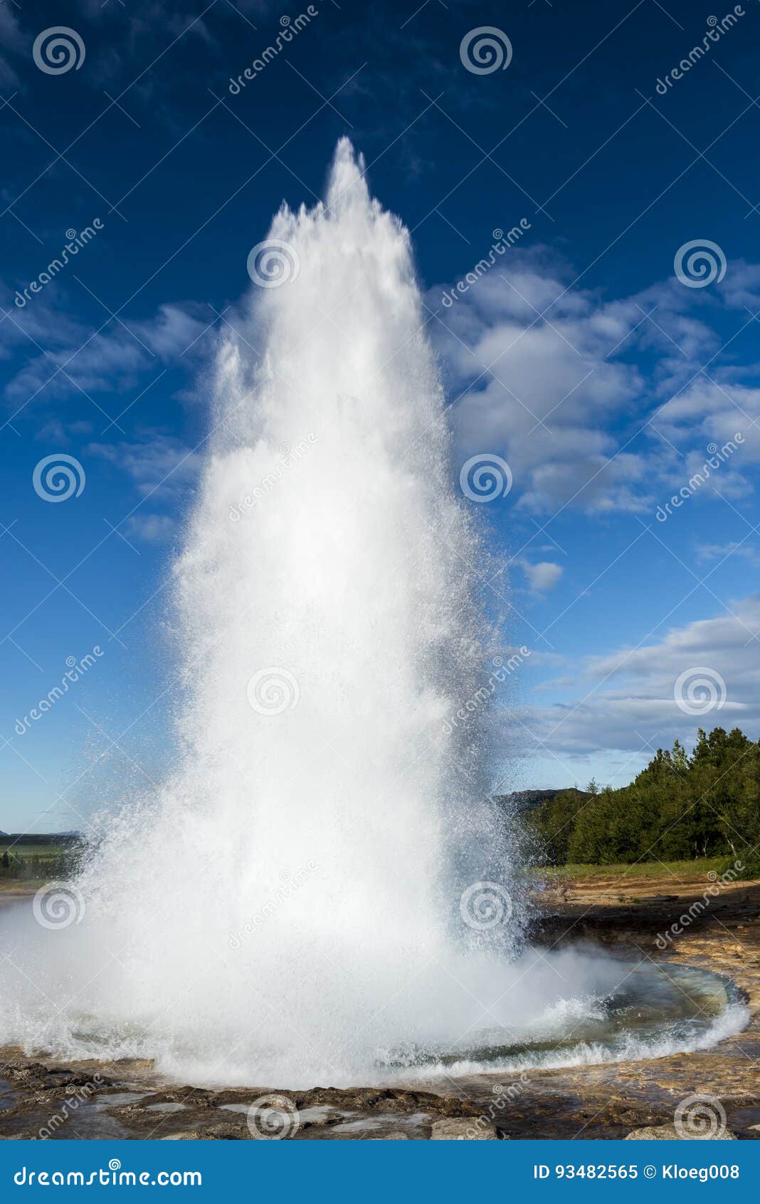 Collection of Geyser And Waterfalls From Iceland Photos - Dreamstime ID ...