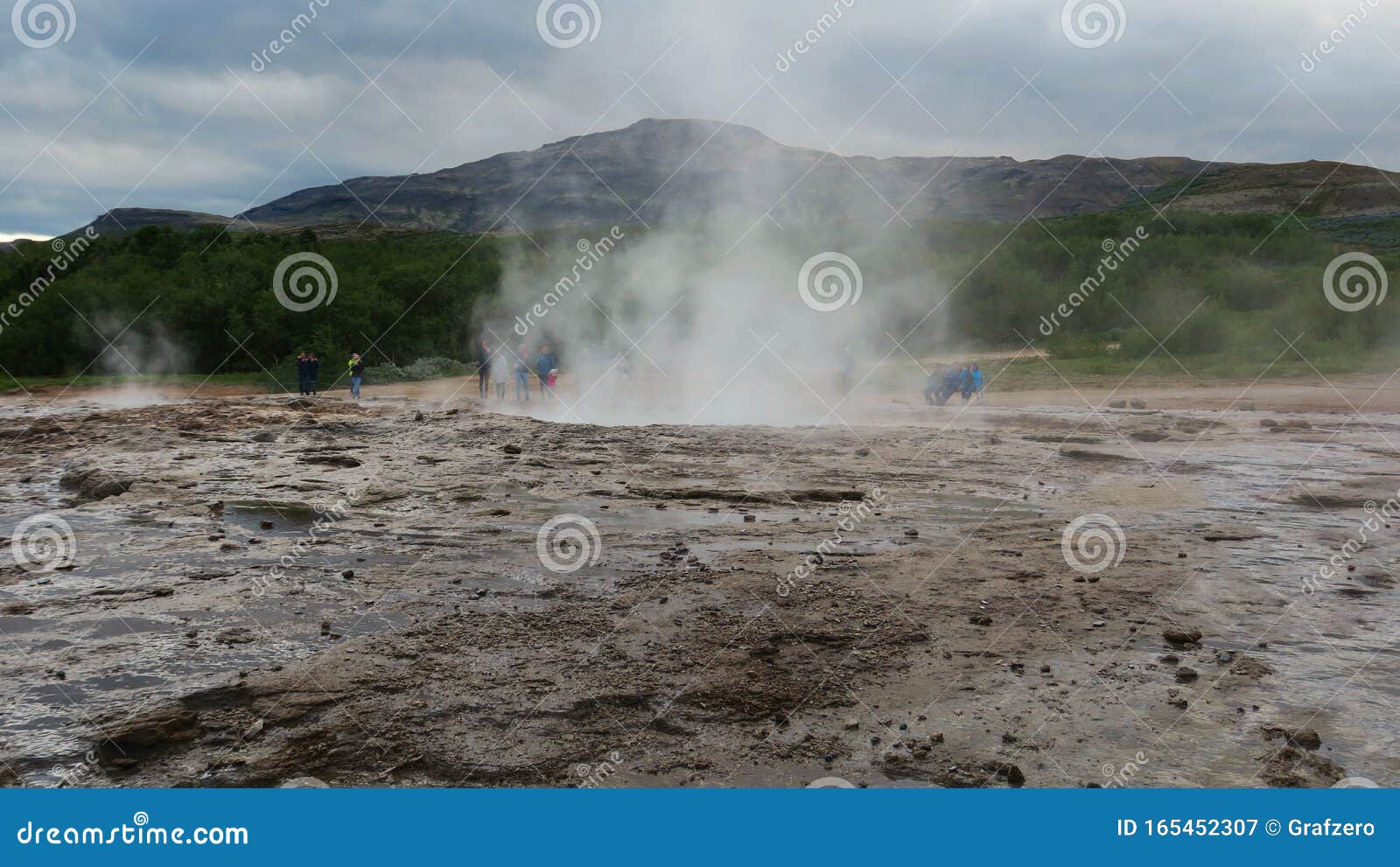 Geysir in Iceland stock image. Image of boiling, geysir - 165452307