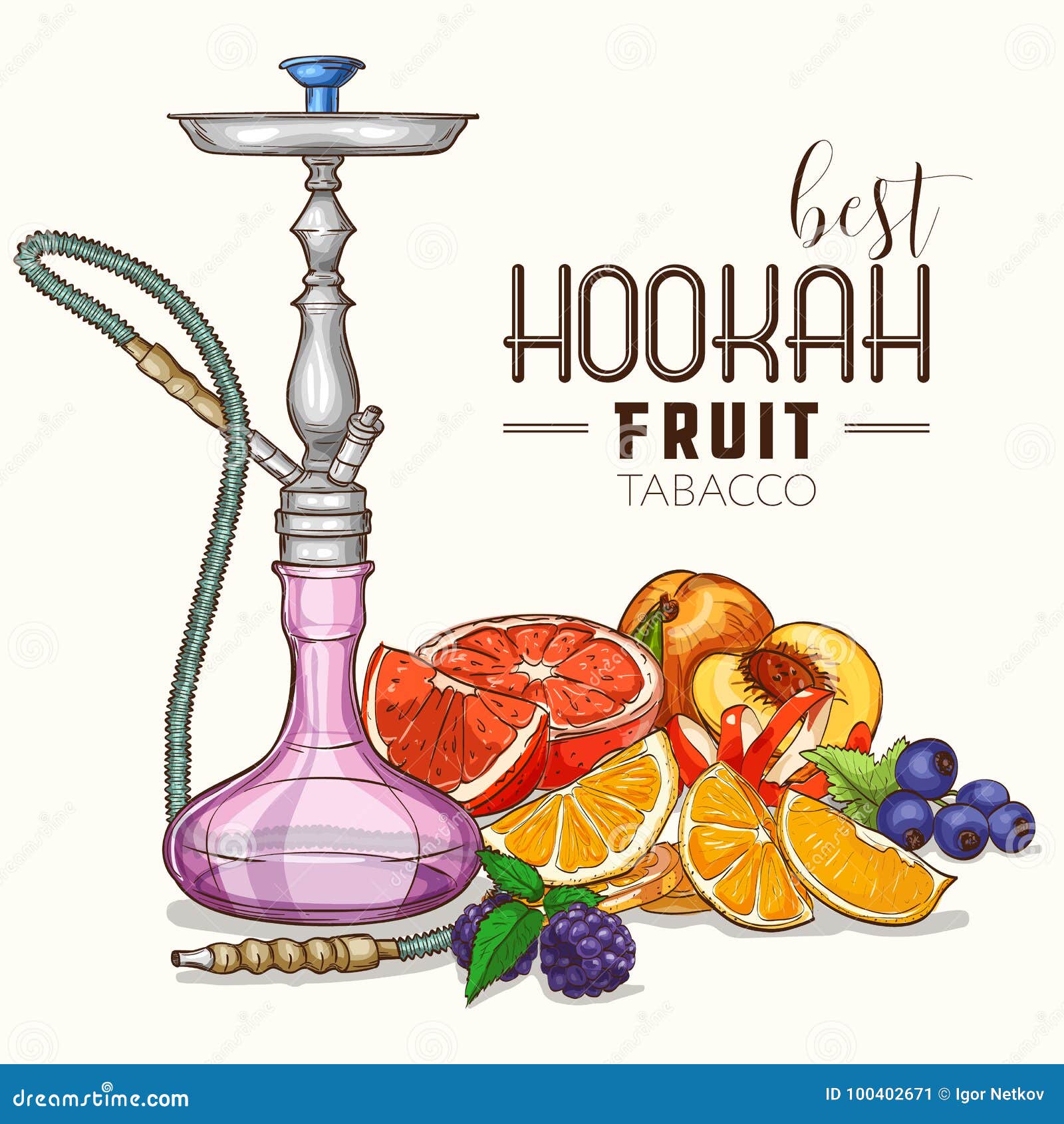 Gezeichnete Huka Des Vektors Hand Vektor Abbildung - Illustration von ...