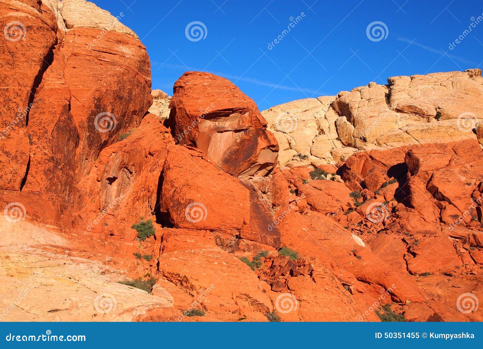 Gezicht-als Rots Bij Rode Rotscanion 2 Stock Afbeelding - Image of ...