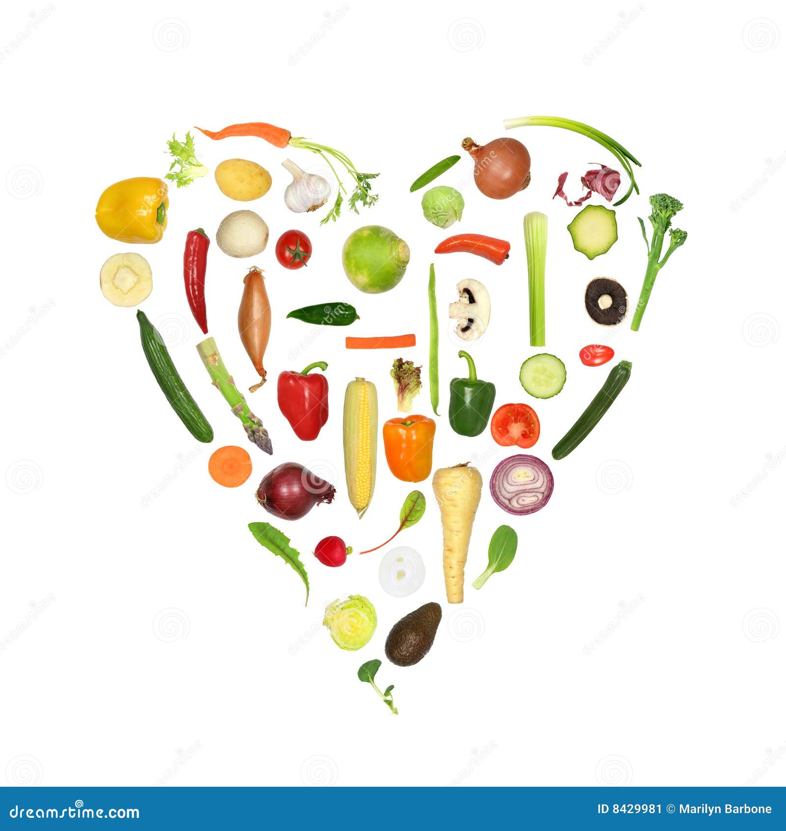 Gezond Plantaardig Hart stock afbeelding. Image of oogst - 8429981