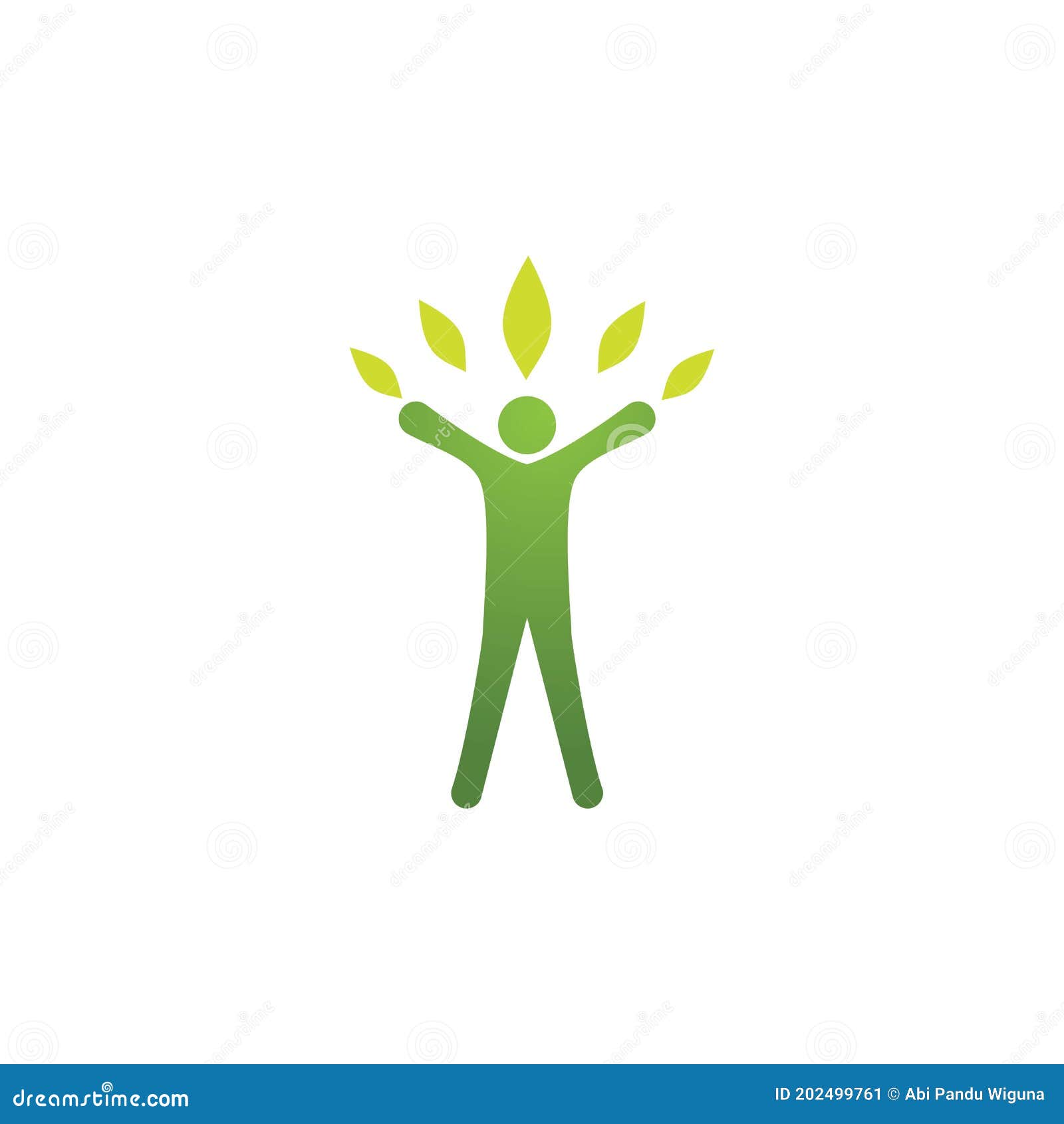 Gezonde En Symbool Van Het Mensenembleem Vectorvirus Stock Illustratie ...