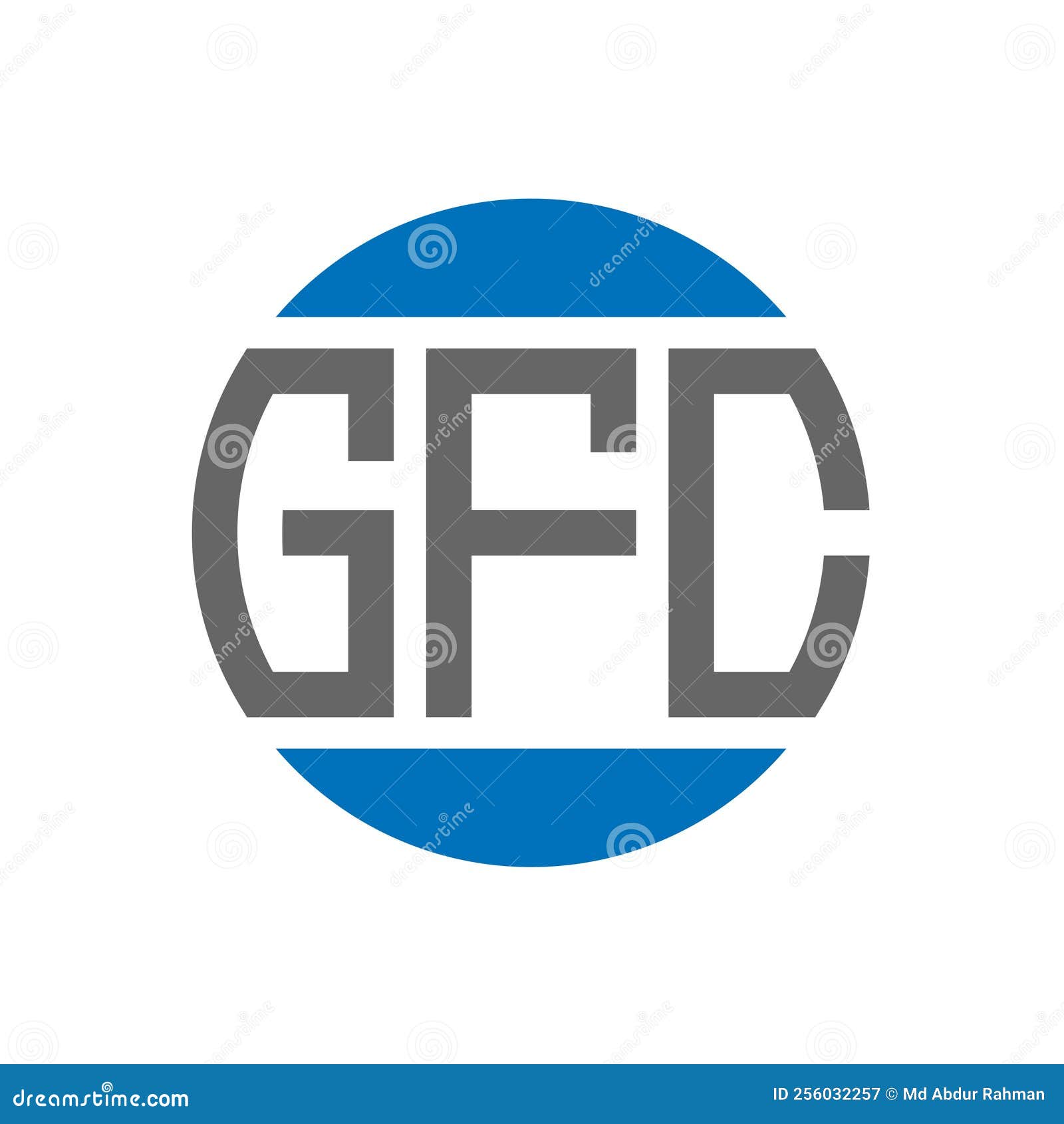 GFC Letter Logo Design on White Background. GFC Creative Initials ...