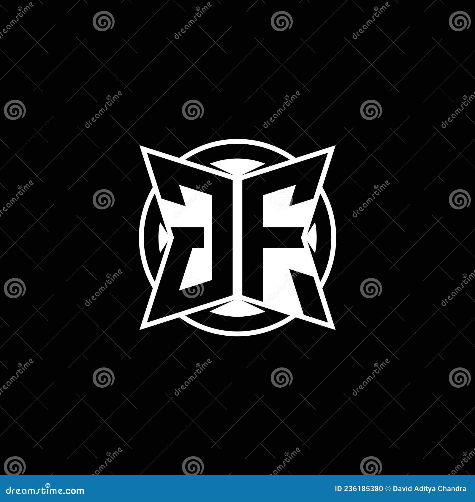 GfF-Logo-Designvorlage vektor abbildung. Illustration von firmenzeichen ...