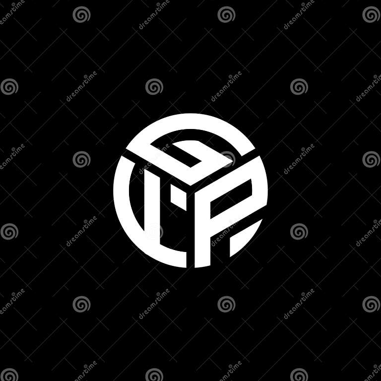 GFP Letter Logo Design on Black Background. GFP Creative Initials ...