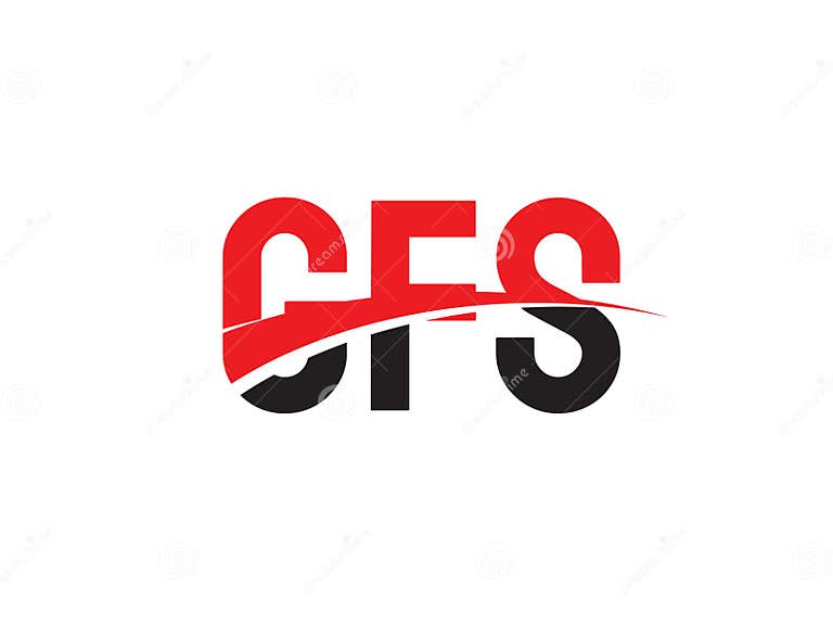 GFS Letter Initial Logo Design Vector Illustration Stock Vector ...