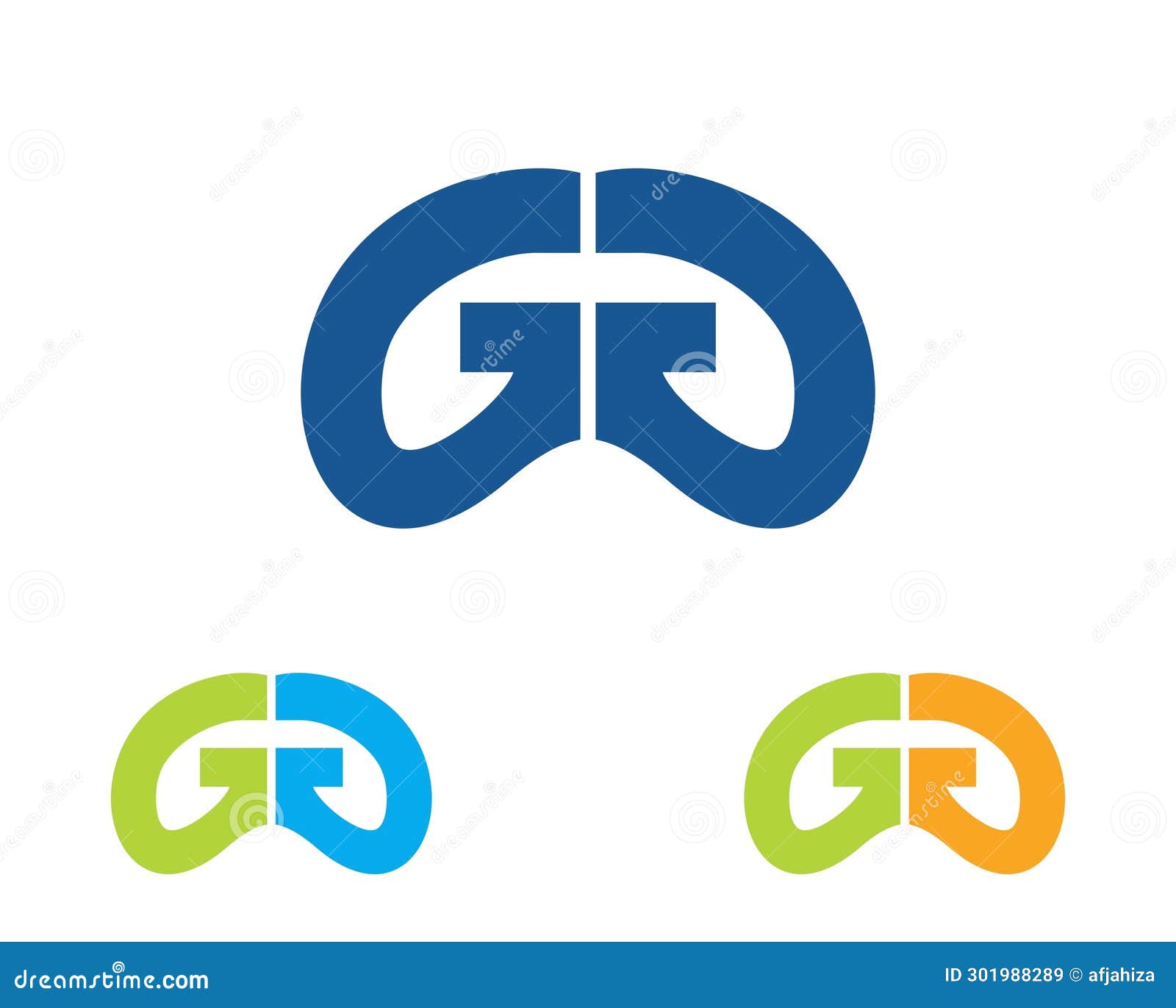 GG Controller Logo Template 1 Stock Vector - Illustration of gamepad ...
