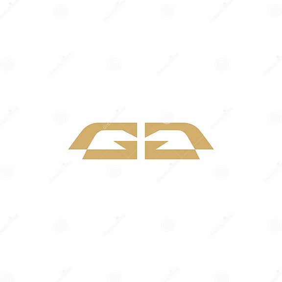 GG Logo Vector Design. G Icon Symbol Stock Vector - Illustration of ...