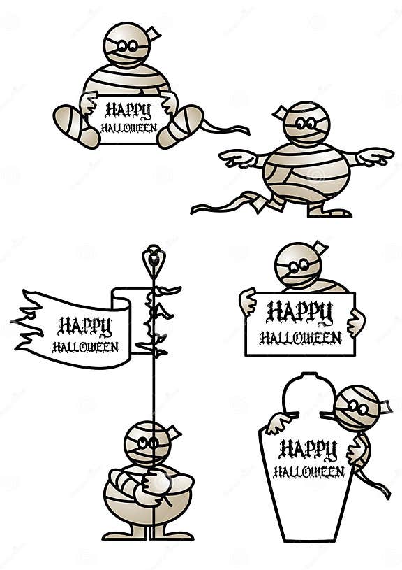 Gg mummysigns stock vector. Illustration of monster, design - 16379503